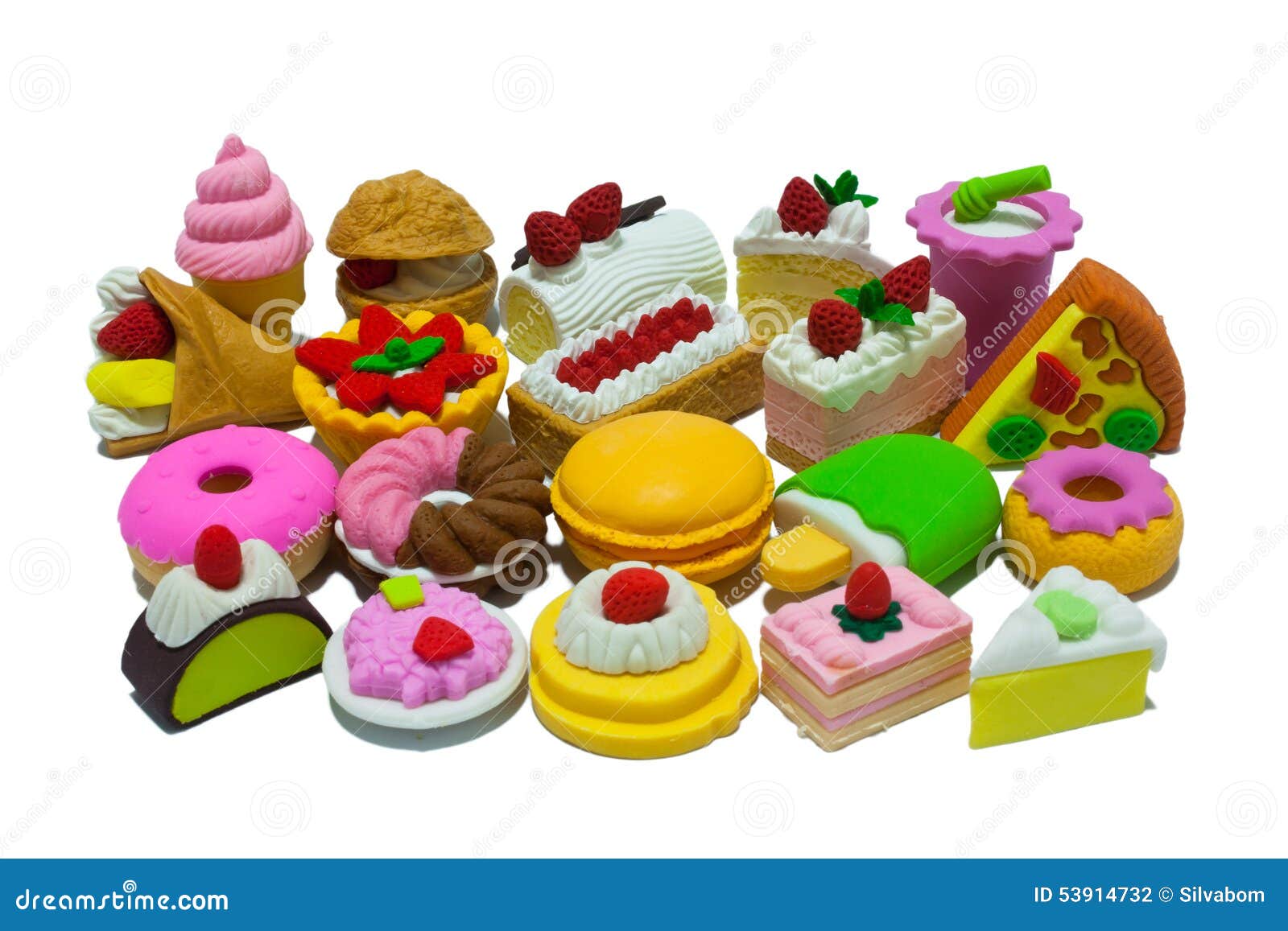 Group of Rubber Sweet Dessert Stock Photo - Image of child, plastic ...