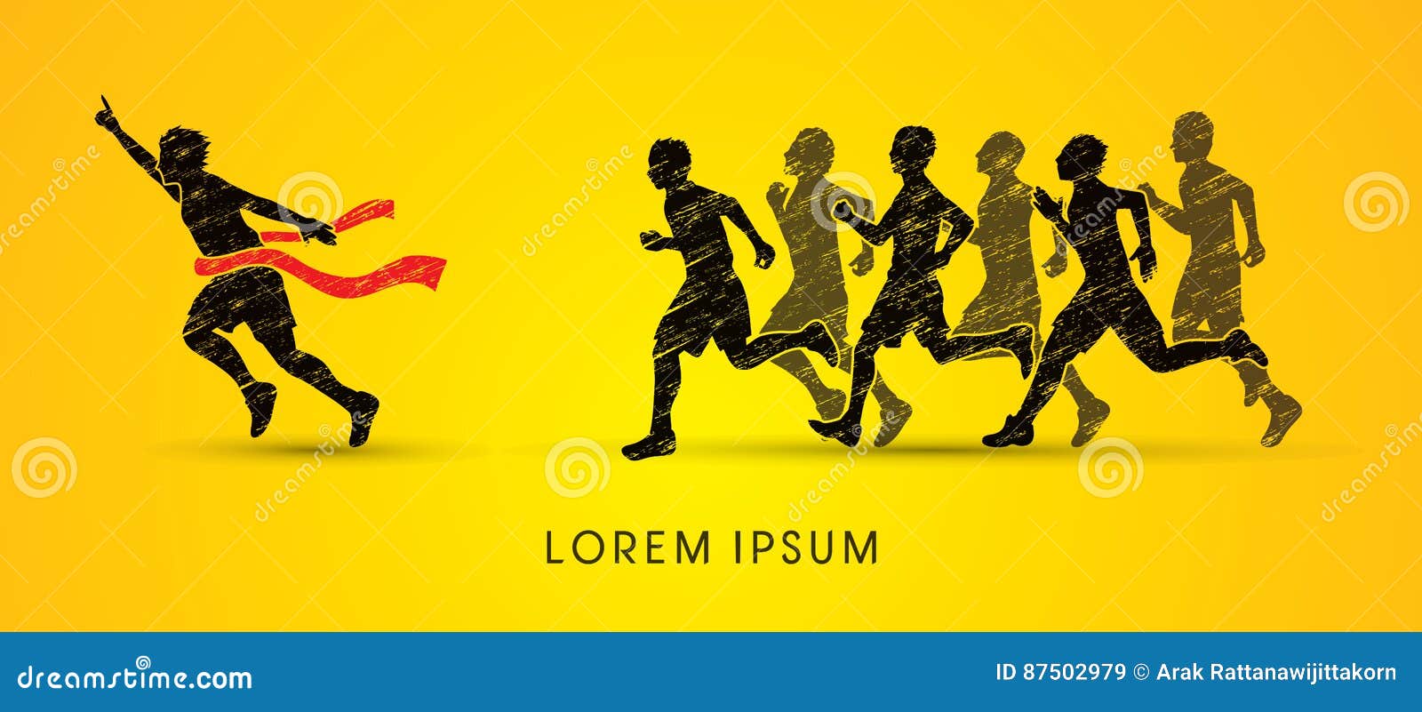 Winner Graphic Design Element For Motorsports Vector Illustration ...