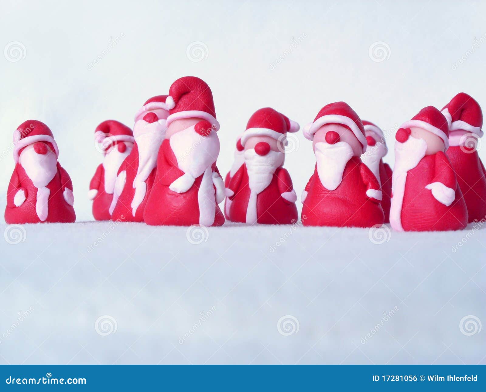 A group of santas stock photo. Image of neat, coat, frost - 17281056