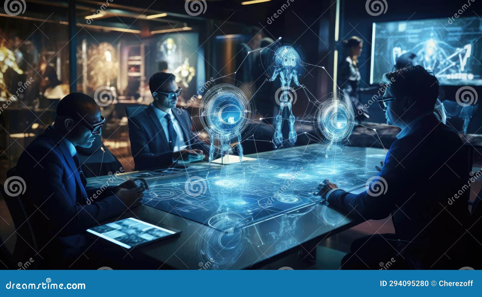 A Group of Scientists Specializing in Artificial Intelligence Stock ...