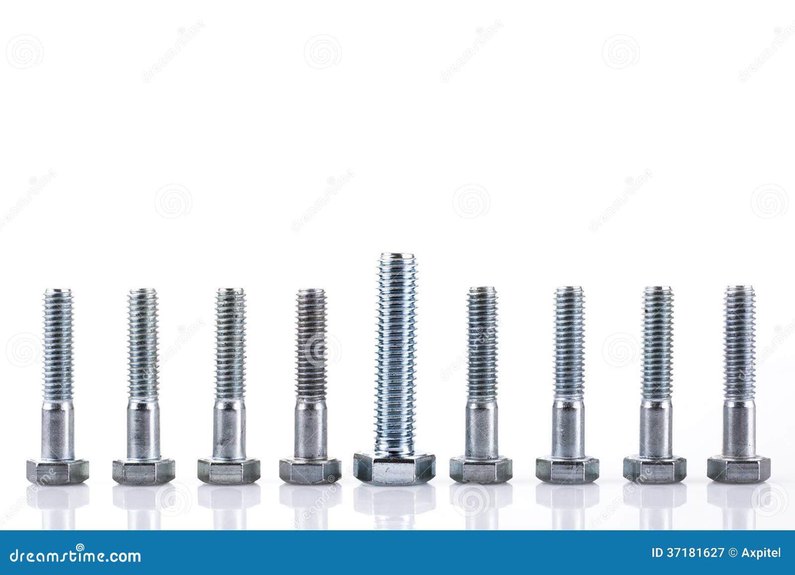 Group of screw-bolts stock image. Image of adjustable - 37181627