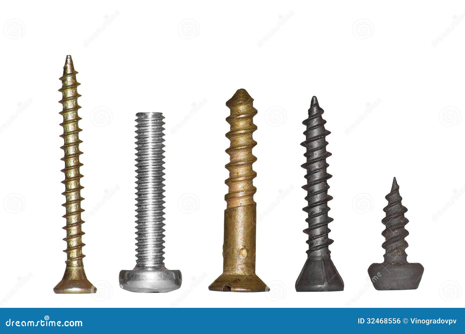 Group of screws stock photo. Image of isolatedbackground - 32468556