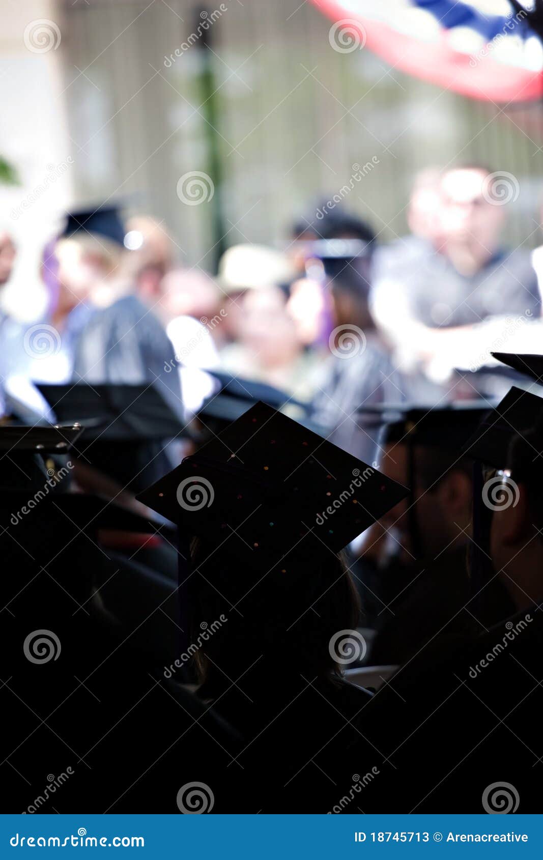 Group of Seated Graduates stock image. Image of diversity - 18745713