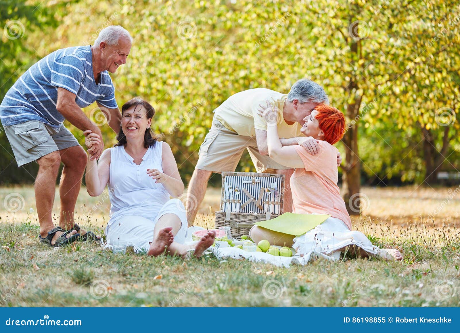 Group of Senior Citizens Having Fun Stock Image - Image of leisure ...