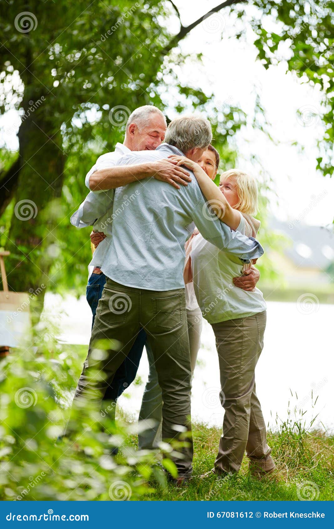 Group of Senior People Embracing in Nature Stock Photo - Image of green ... Group of Senior People Embracing in Nature Stock Photo - Image of green ...