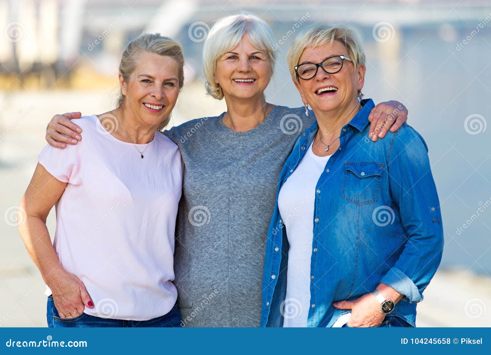 Group of Senior Women Smiling Stock Photo - Image of enjoying ...