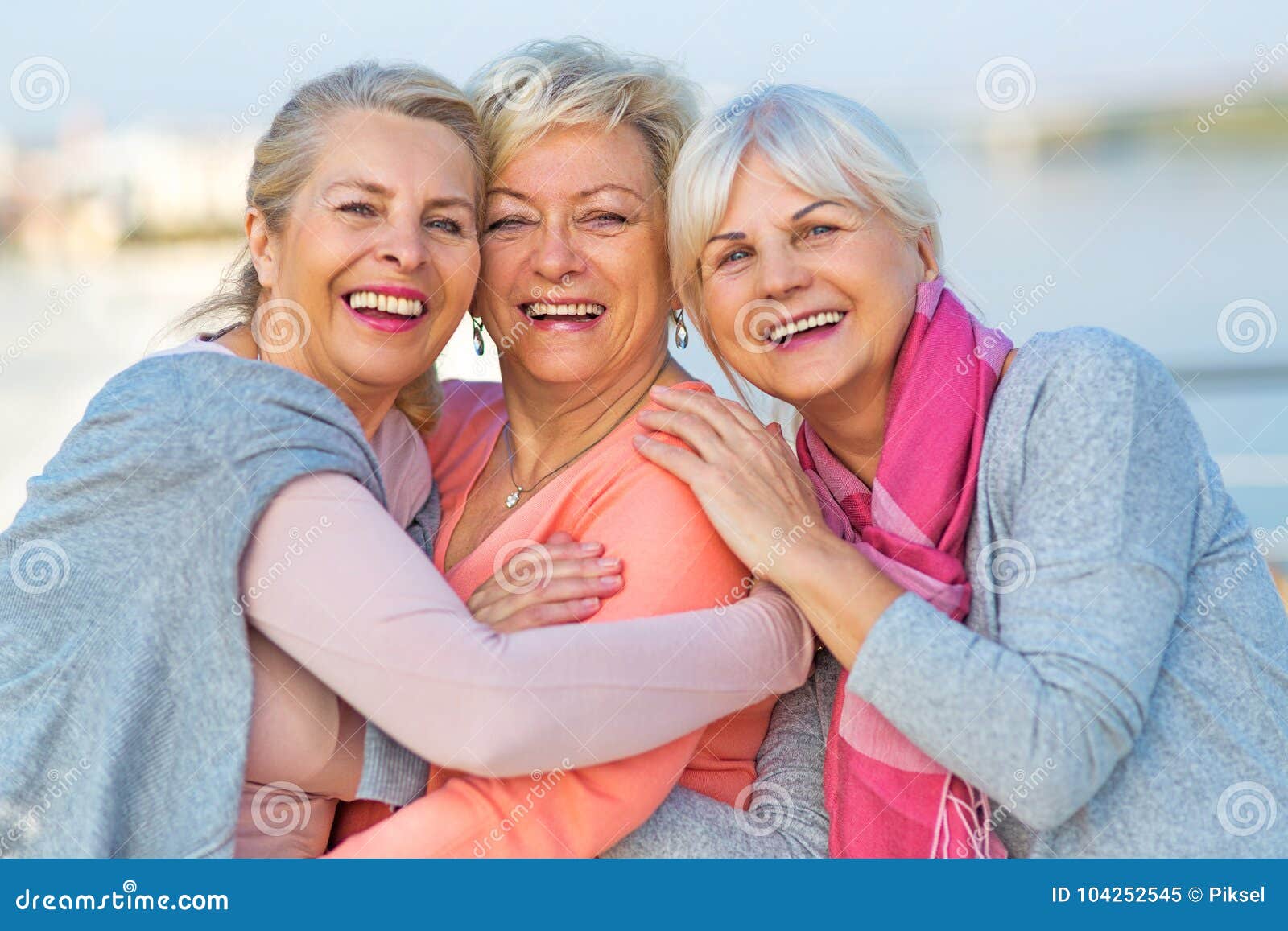 Group of Senior Women Smiling Stock Image - Image of senior, adult ...