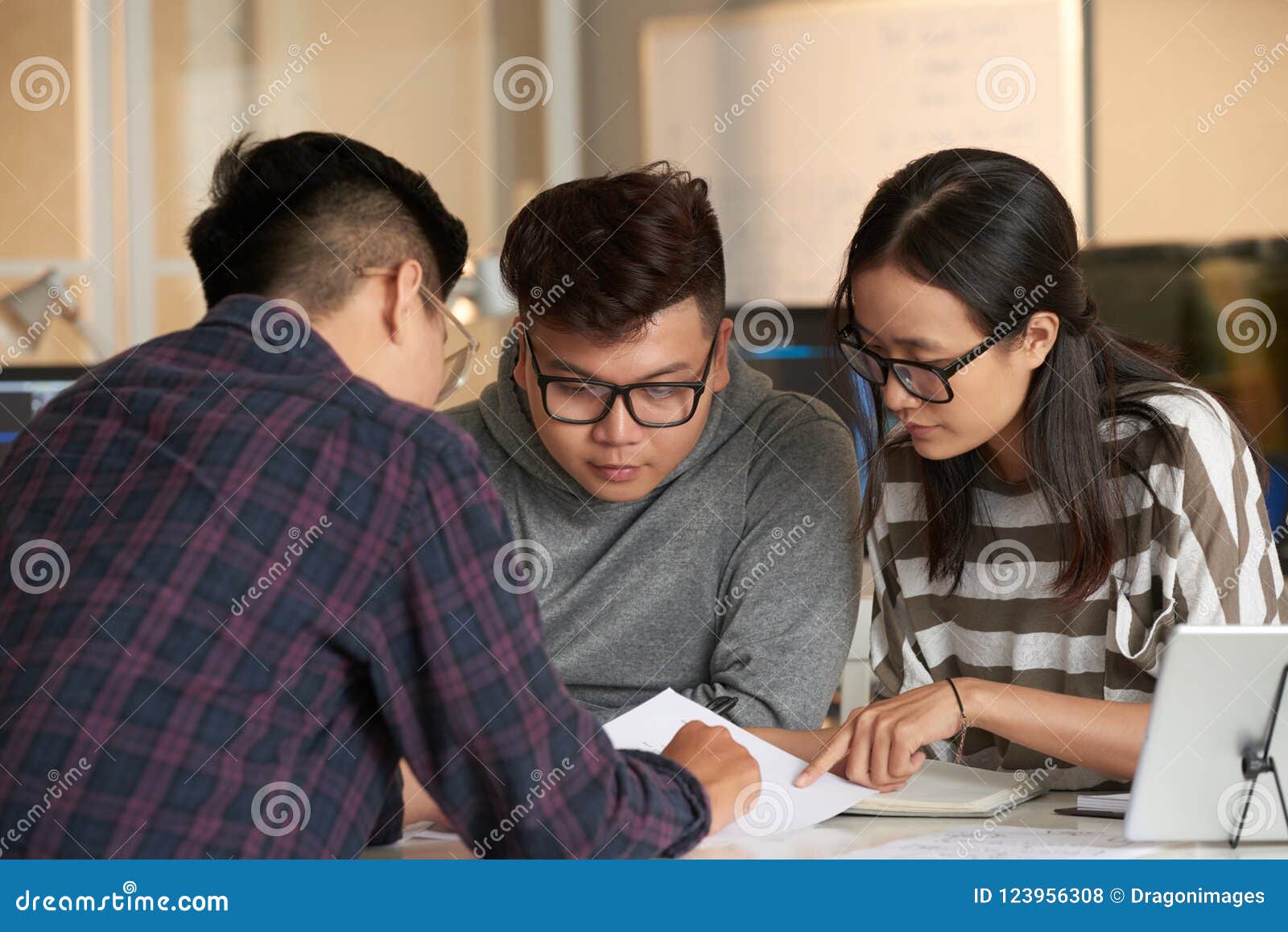 Students Working on Project Stock Photo - Image of engineer ...