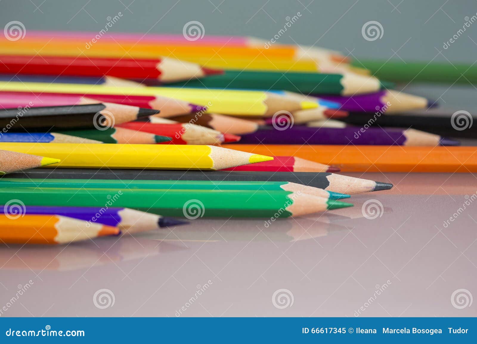 Group of Sharp Colored Pencils Stock Image - Image of pencil, blue ...