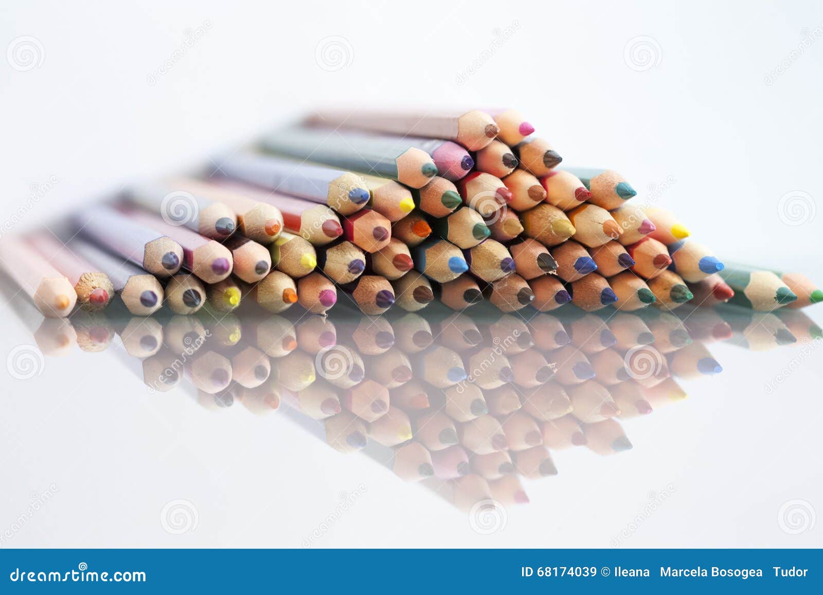 Group of Sharp Colored Pencils Stock Image - Image of instrument ...