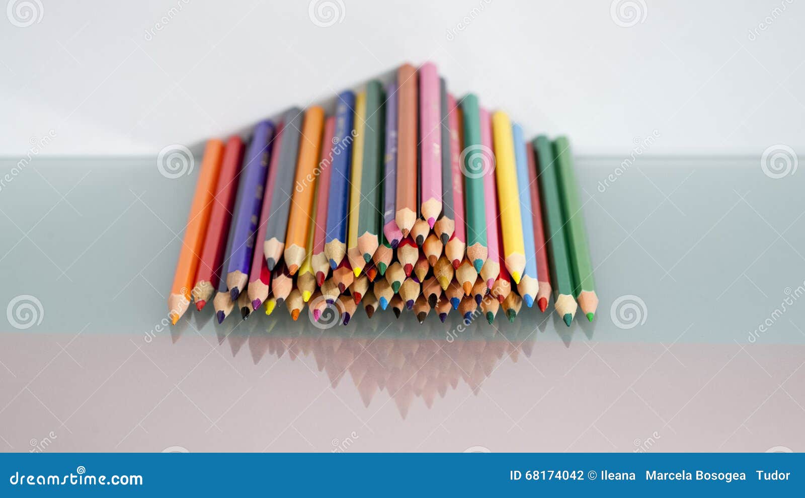 Group of Sharp Colored Pencils Stock Photo - Image of close, pencil ...
