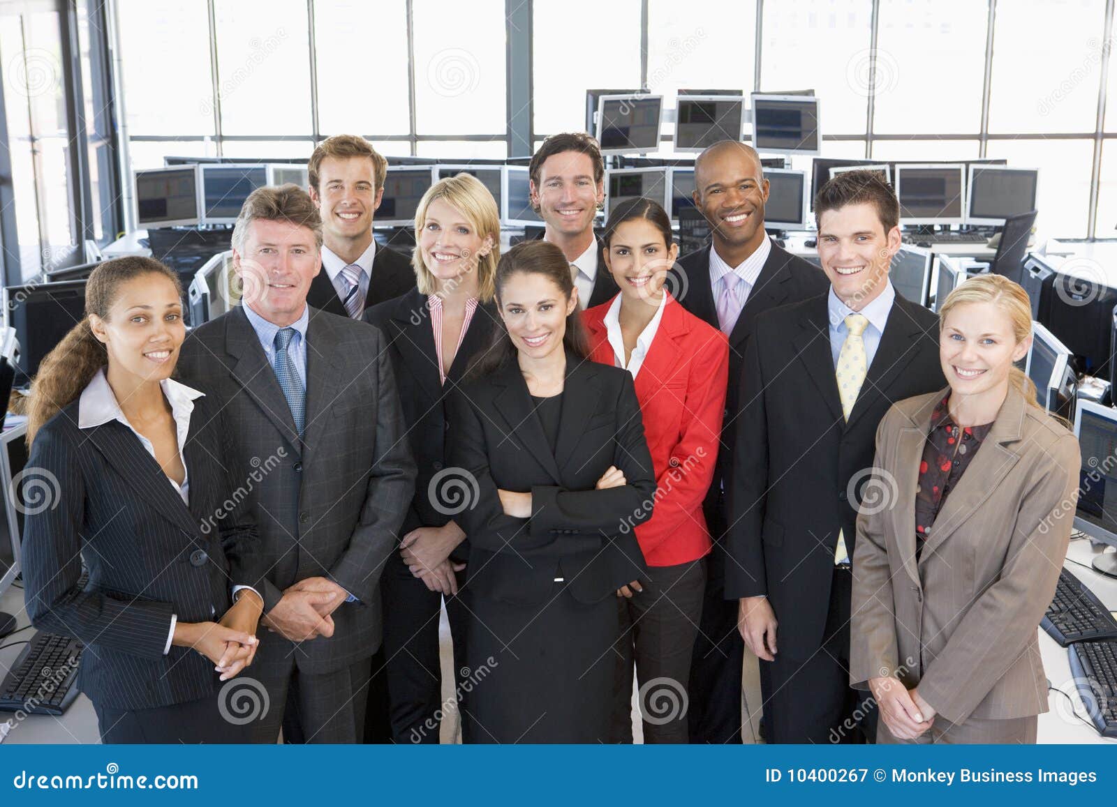 Group Shot of Stock Traders Stock Image - Image of suit, team: 10400267