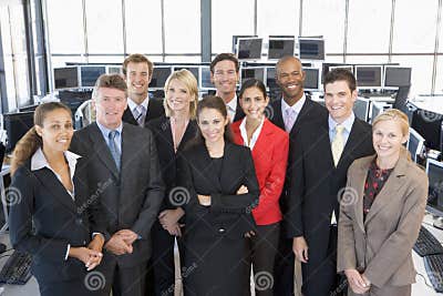 Group Shot of Stock Traders Stock Image - Image of suit, team: 10400267
