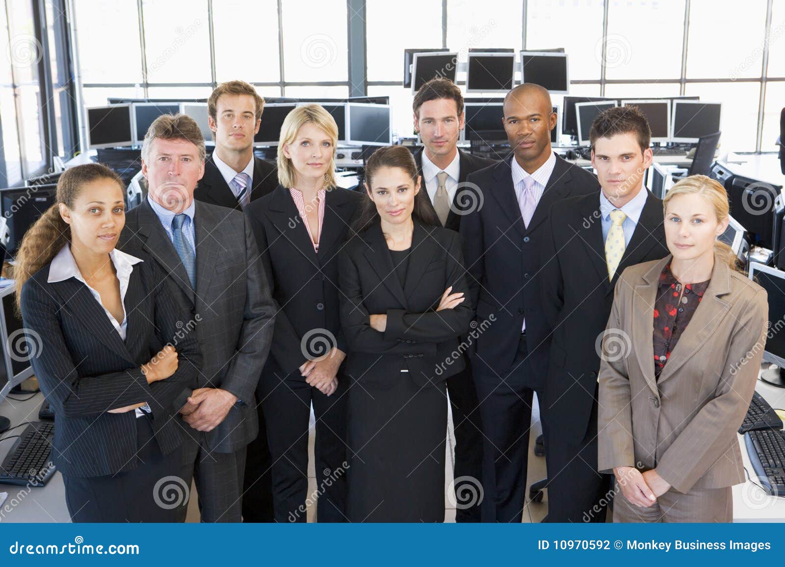 Group Shot of Stock Traders Stock Photo - Image of working, traders ...