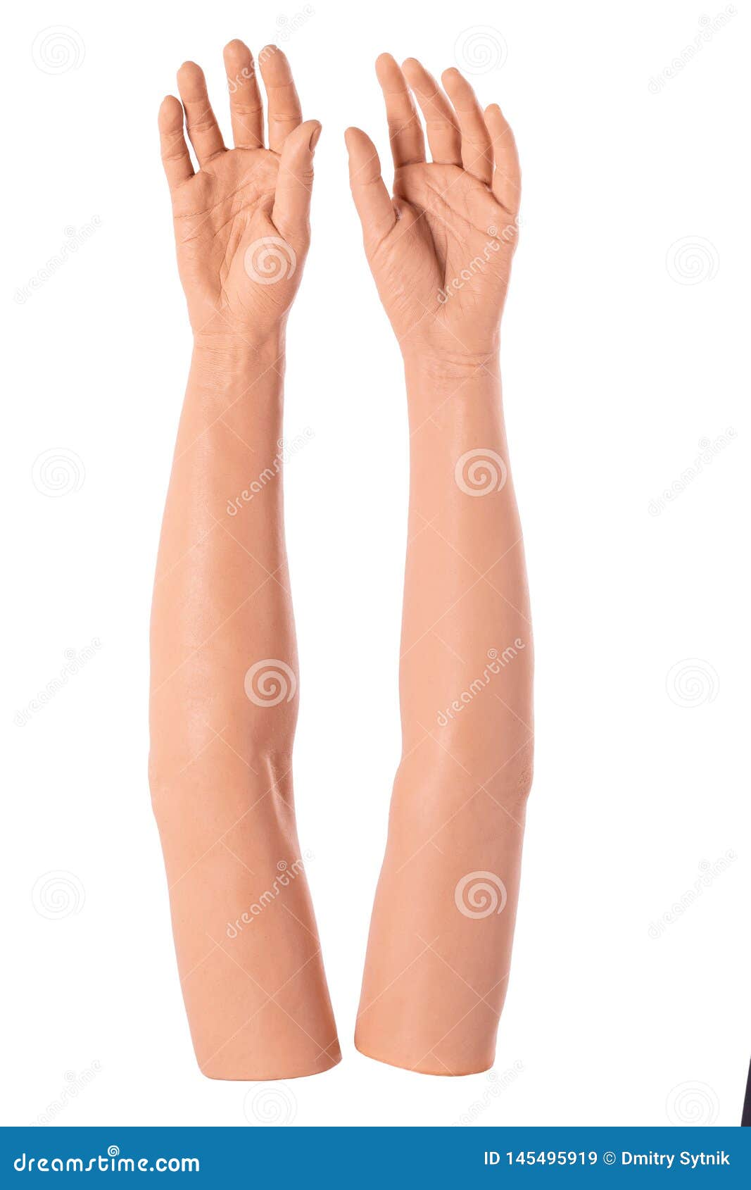 Group Silicone Prosthesis Hands, Medicine Pink Implants Stock Image ...