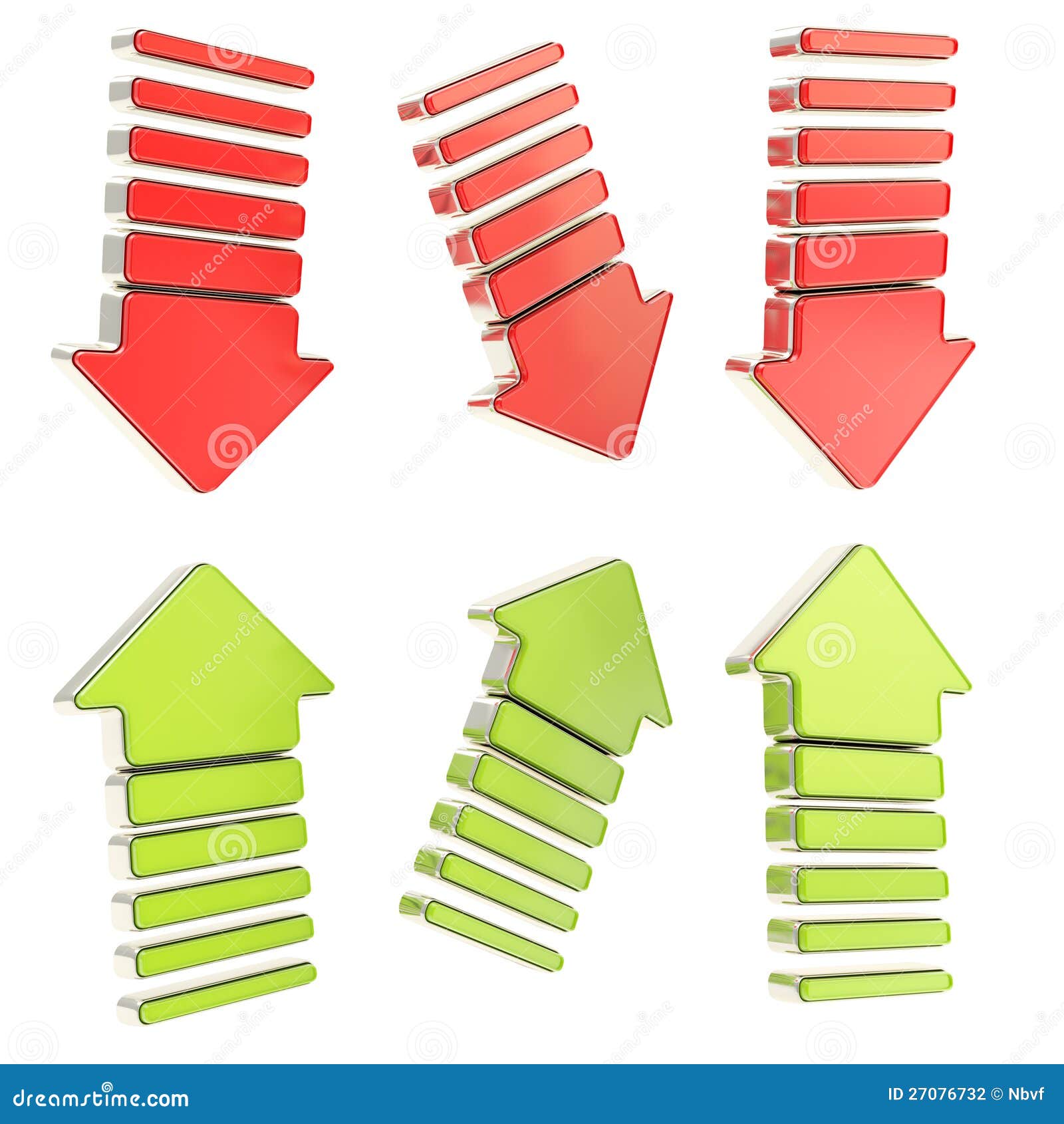 Group Of Six Isolated Arrows Royalty-Free Stock Image | CartoonDealer ...