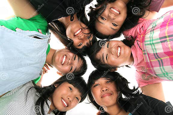 Group of six people stock image. Image of good, diversity - 8243781