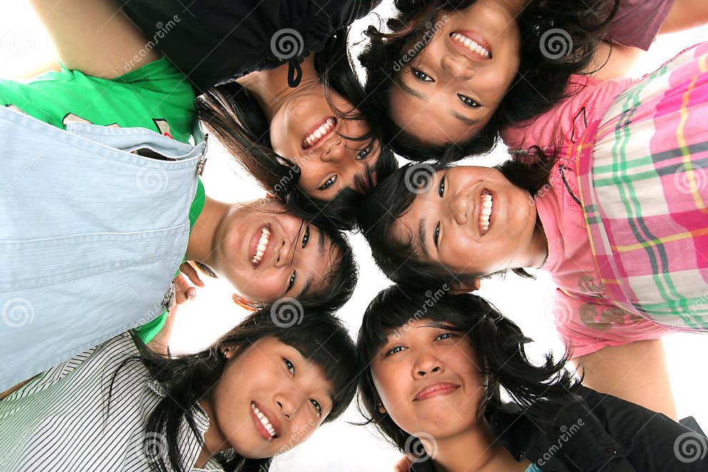 Group of six people stock image. Image of good, diversity - 8243781