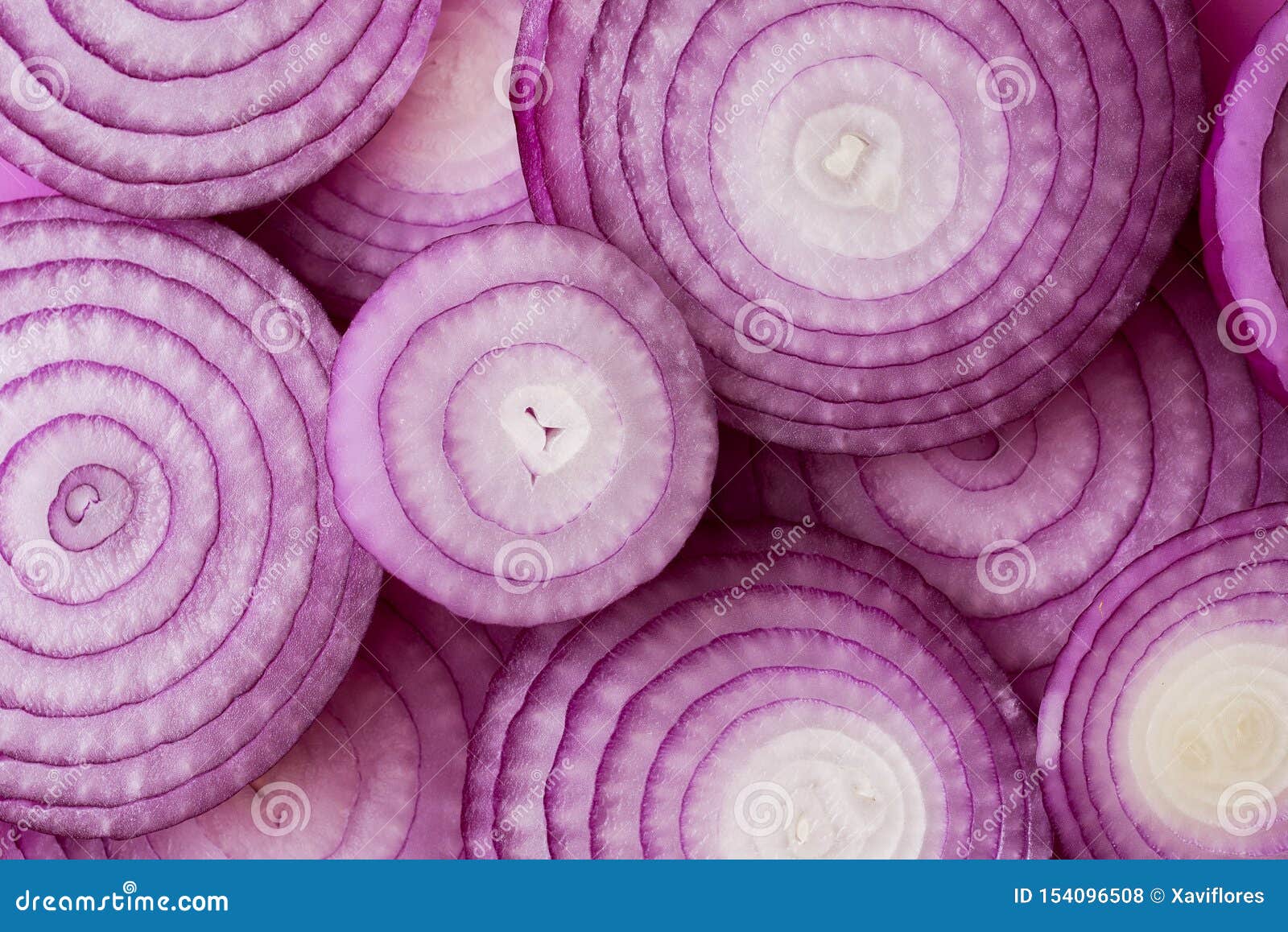 Group of Sliced Red Onion Rings Stock Photo - Image of healthy, onion ...