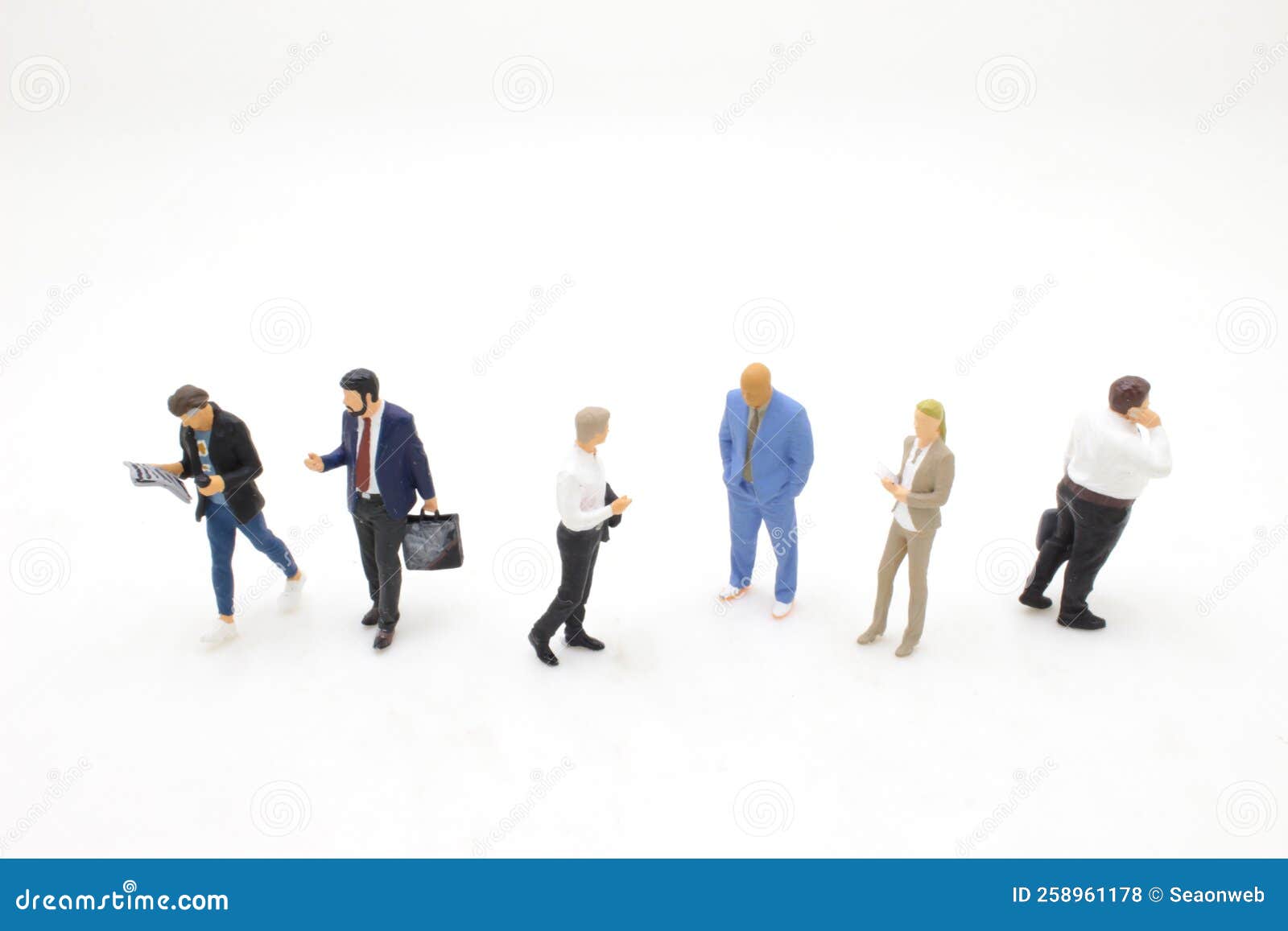 Group of the Small Business Figure Stock Photo - Image of figure, suit ...