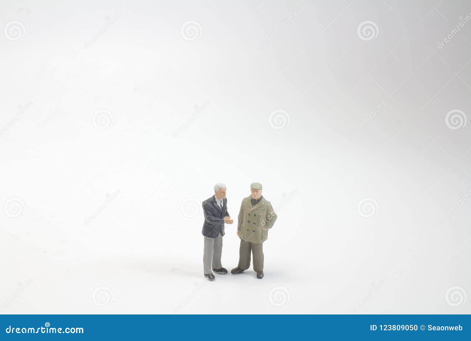 The Group of the Small People Figure Stock Photo - Image of corporate ...