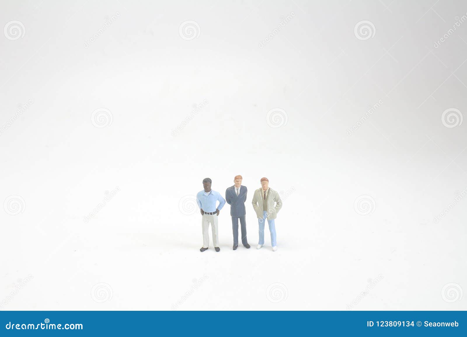 A Group of the Small People Figure Stock Photo - Image of staircase ...