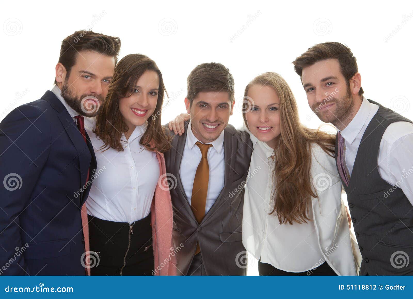Group of Smart Happy Business People Stock Photo - Image of businessman ...
