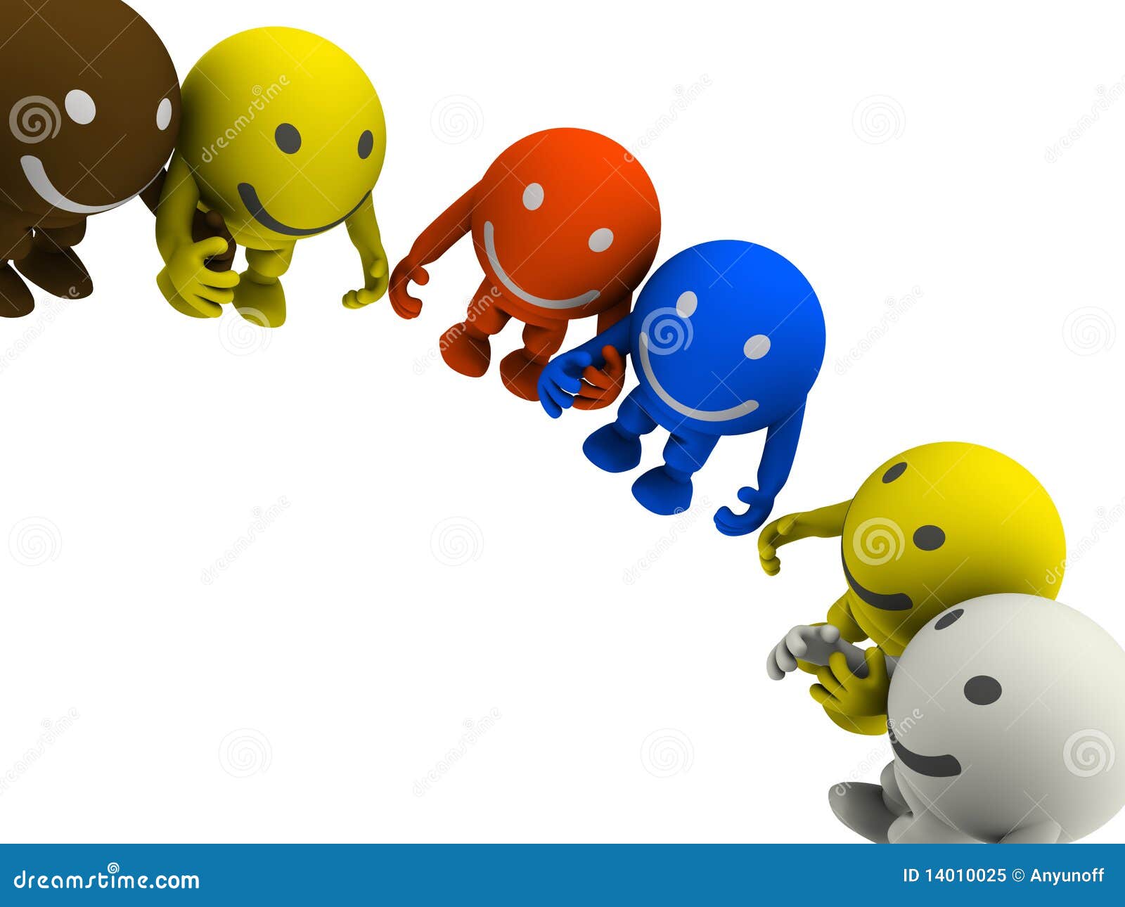Group of smileys stock illustration. Illustration of concepts - 14010025