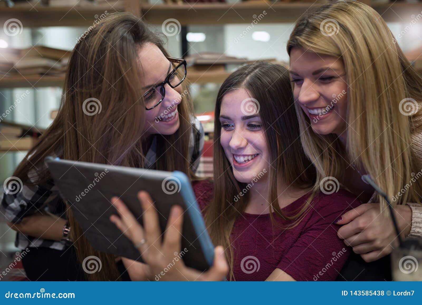 Teamwork. Teamwork Of Two School Girls. Teamwork And Collaboration ...