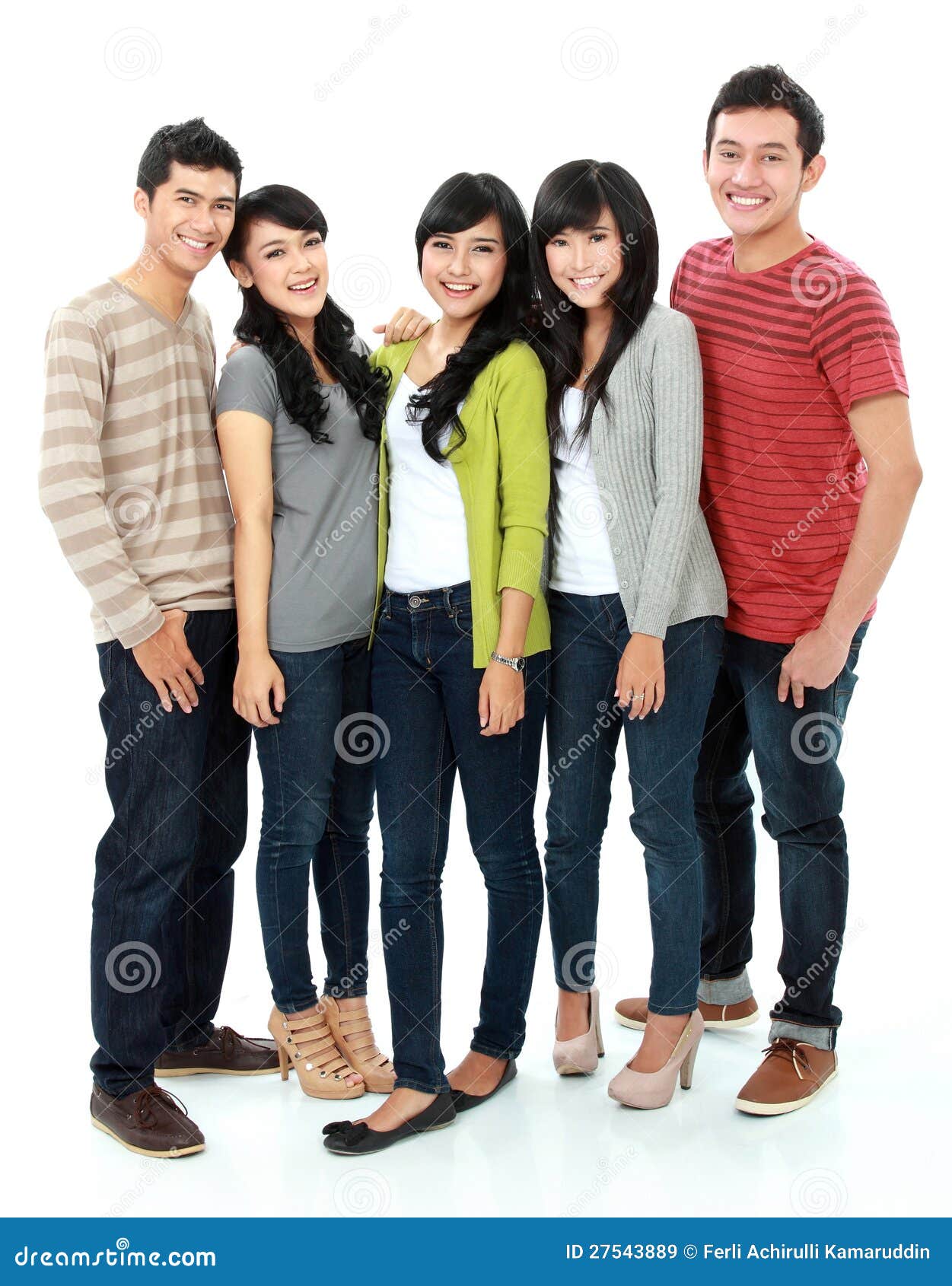Group of smiling friends stock image. Image of people - 27543889