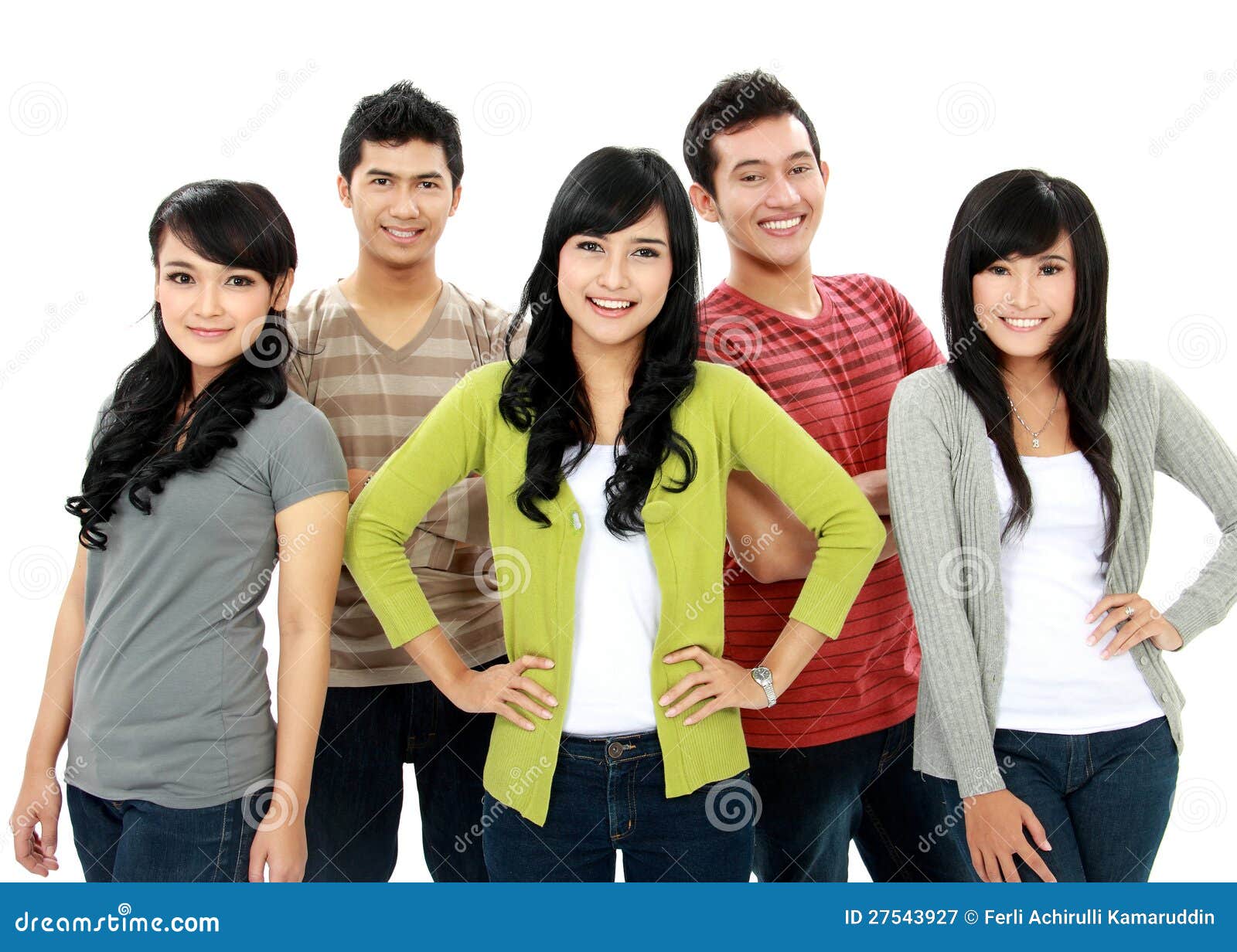 Group of smiling friends stock image. Image of casual - 27543927