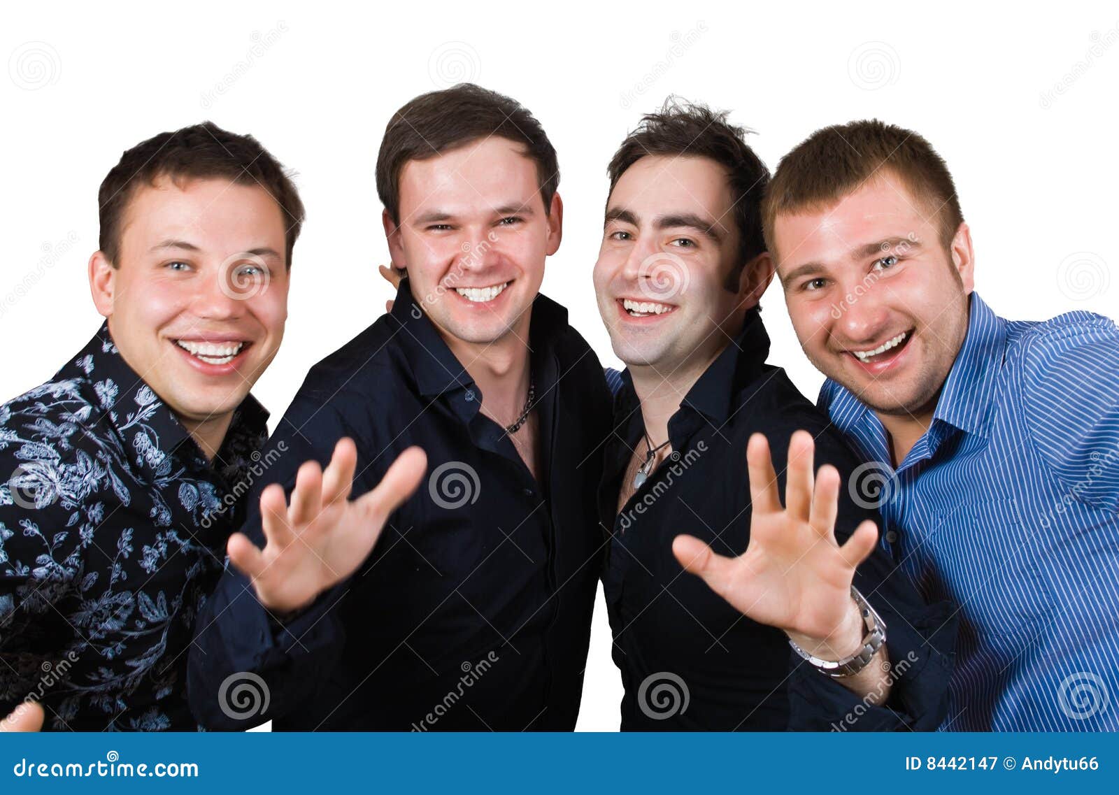 Group of smiling friends stock image. Image of friendship - 8442147