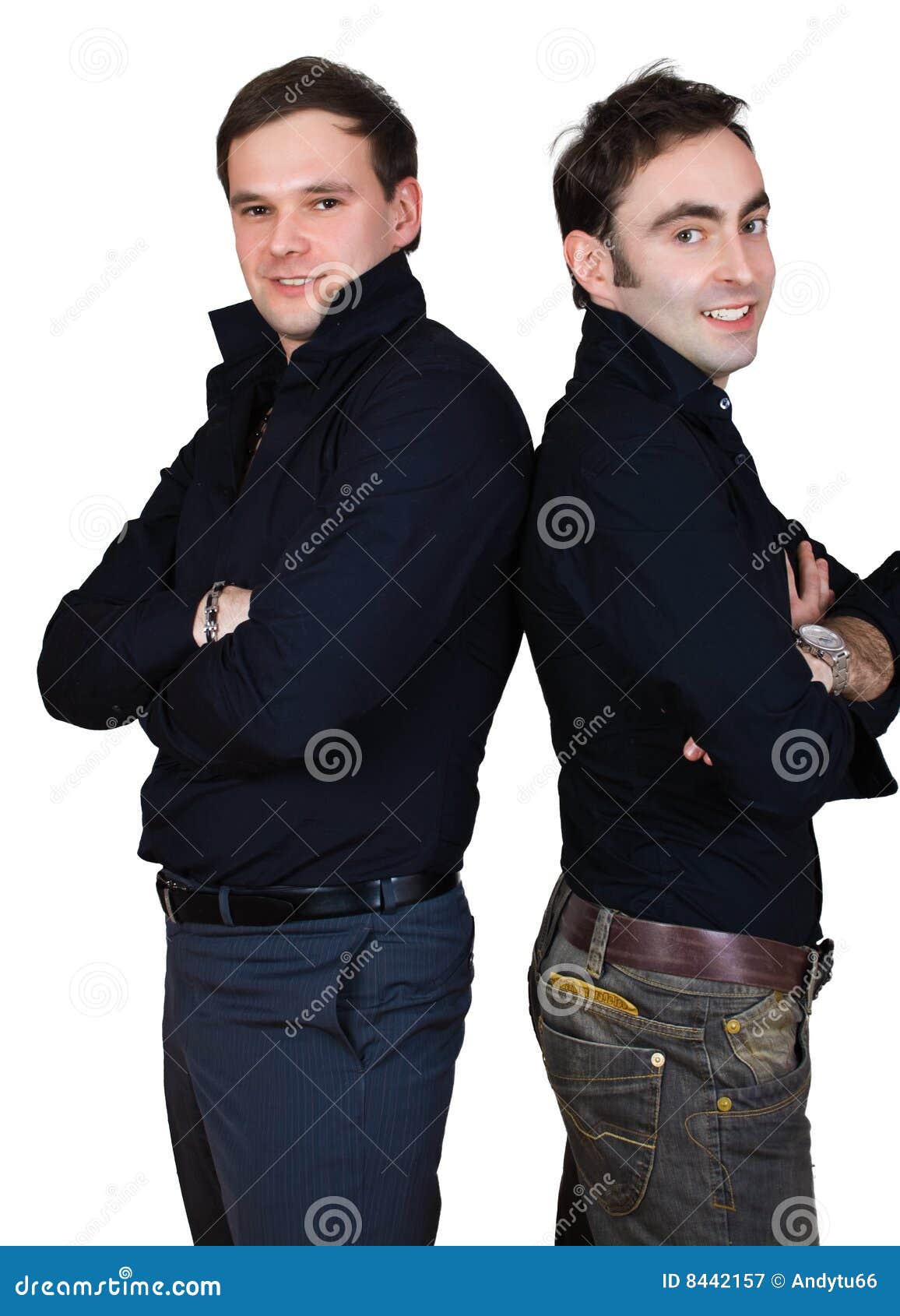 Group of Smiling Friends Fold Arms Stock Image - Image of friendship ...