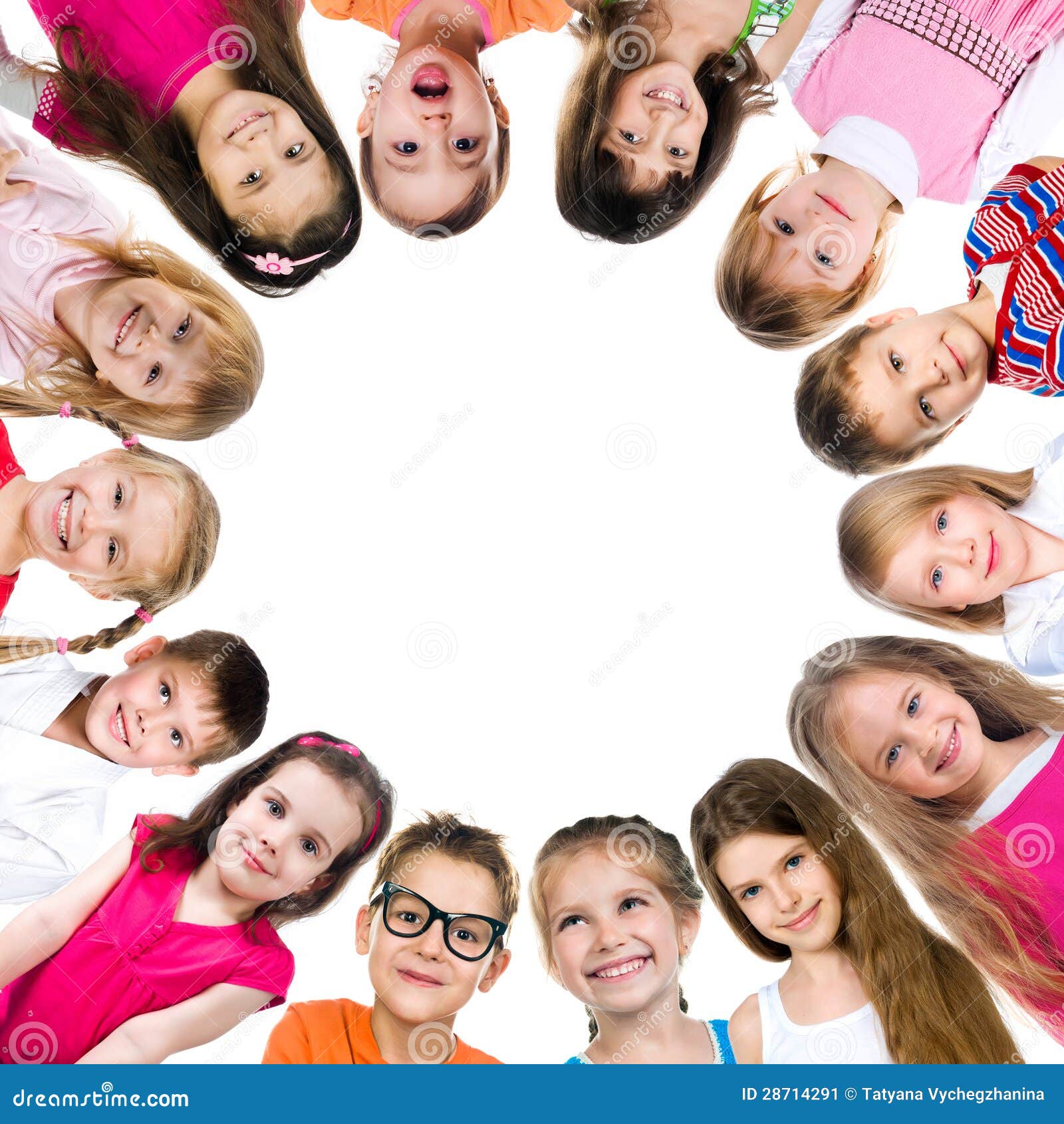 Group Of Smiling Kids Stock Image - Image: 28714291