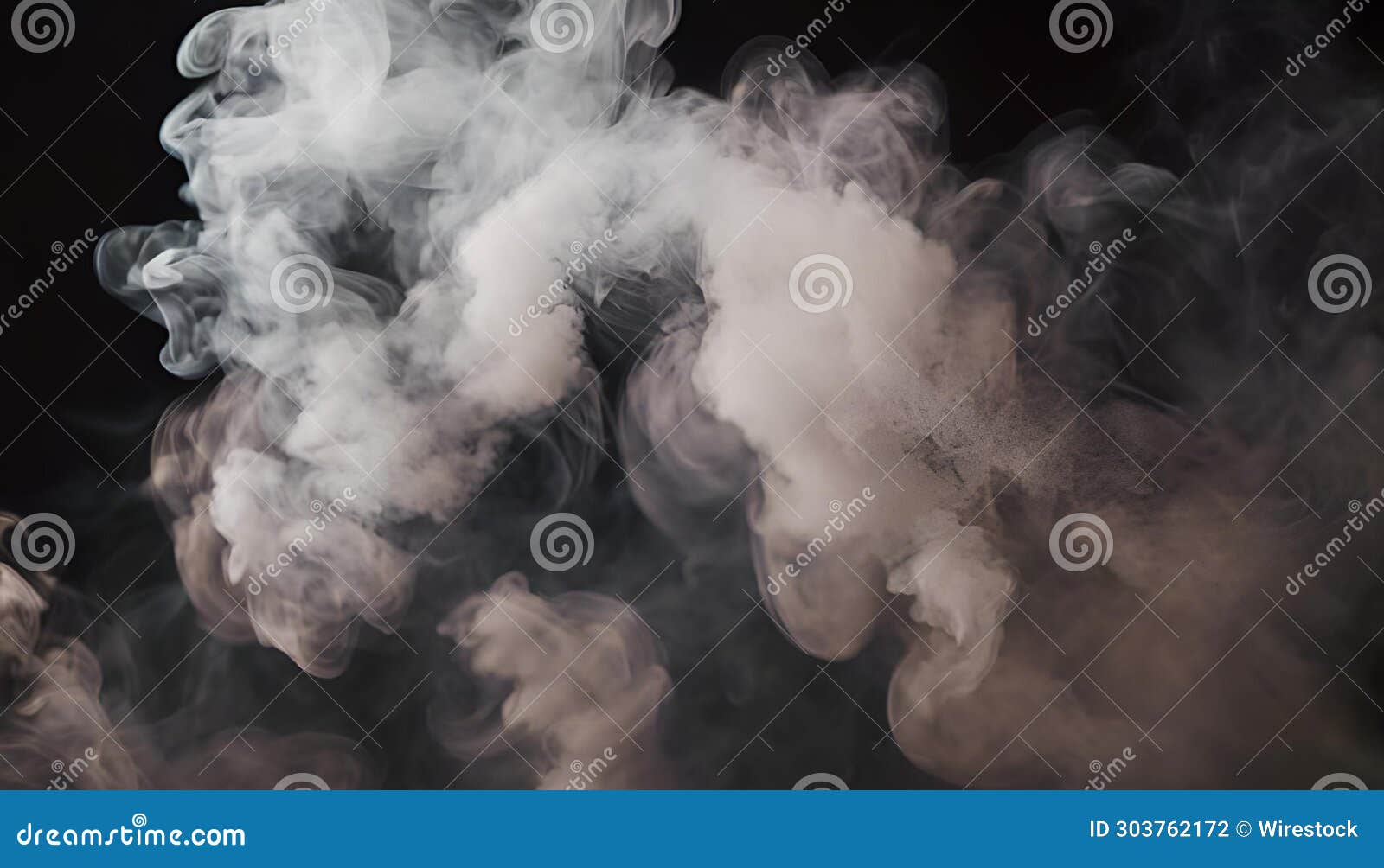 A Group of Smoke is Being Mixed into a Shape Like a Cross Stock ...