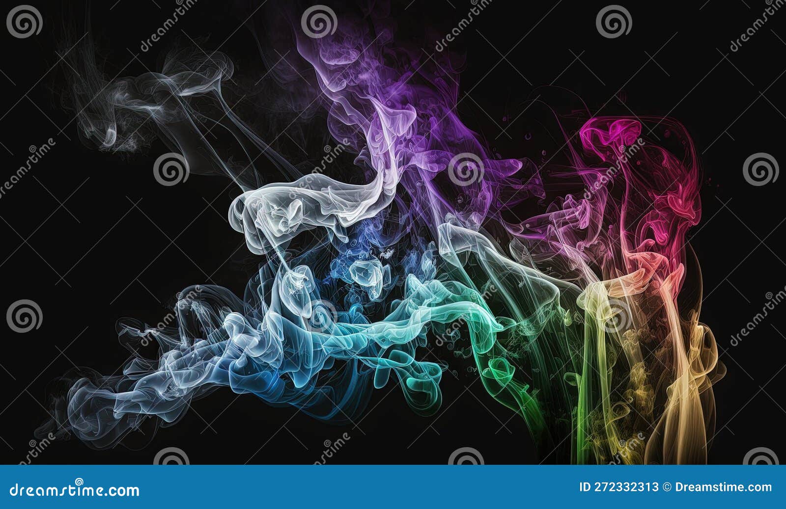 A Group of Smokes that are Colored in Different Colors Stock ...