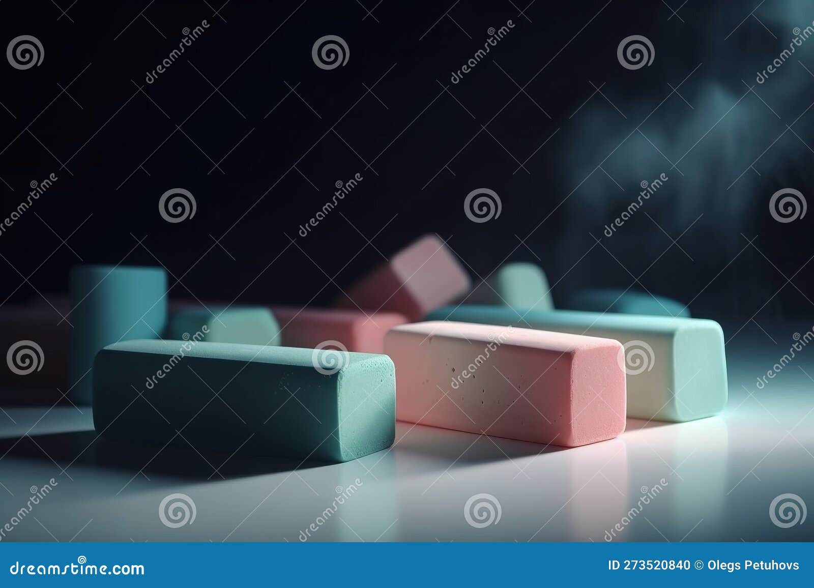 A Group of Soap Blocks Sitting on Top of a Table Stock Photo - Image of ...