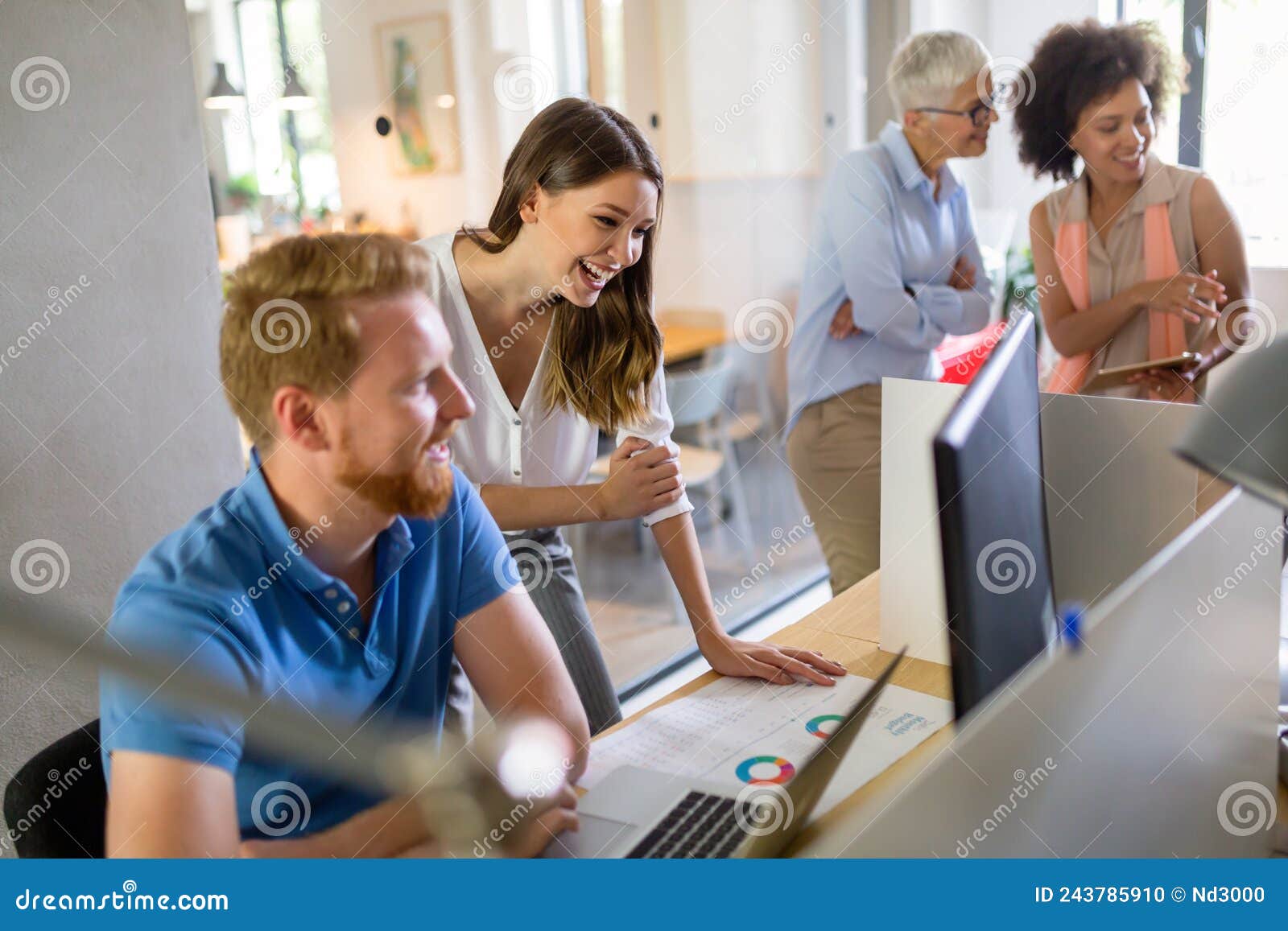 Group of Software Engineers Working Developing Applications Together in ...