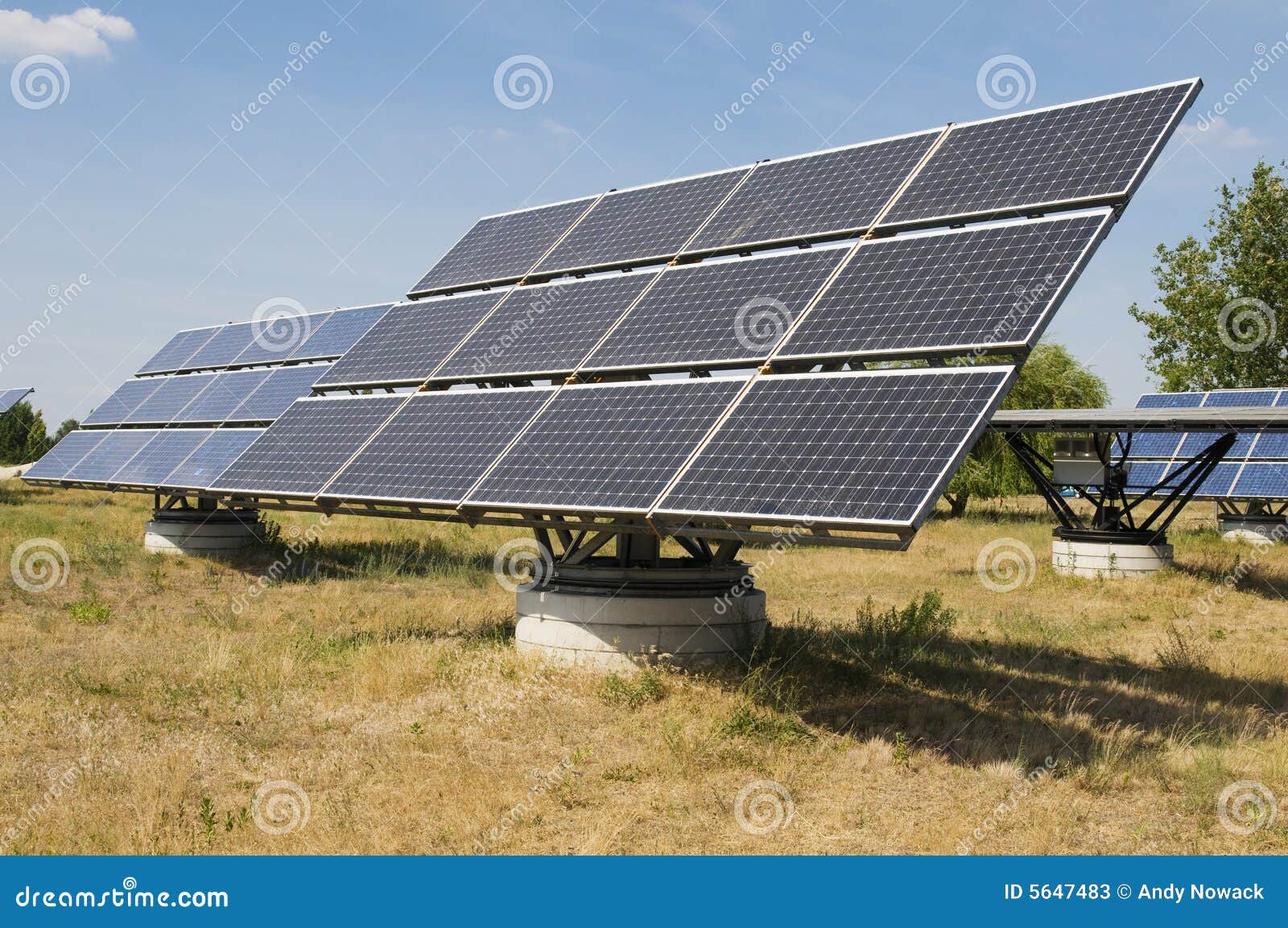 Group of solar panels stock image. Image of environmental - 5647483