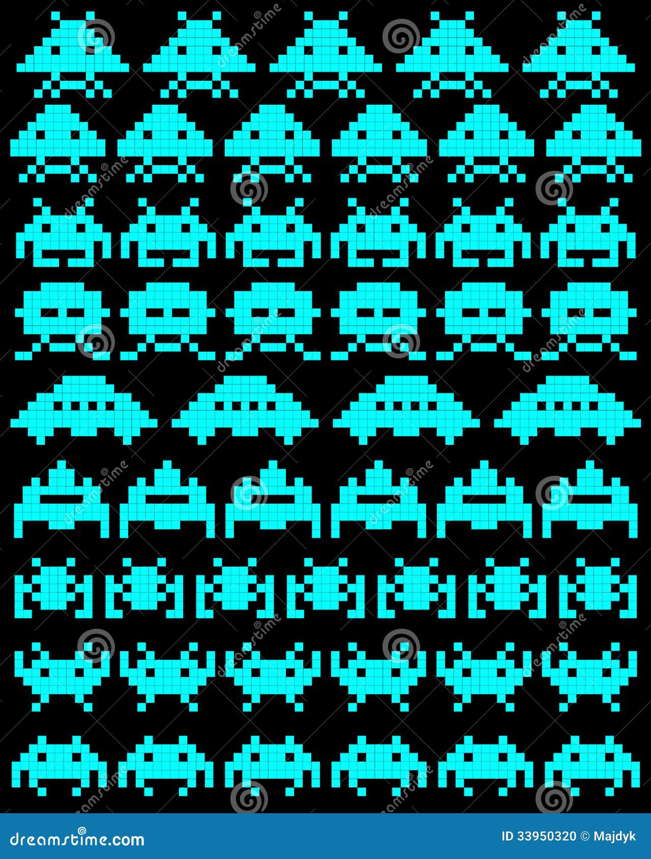Space Invaders Sprite Sheet