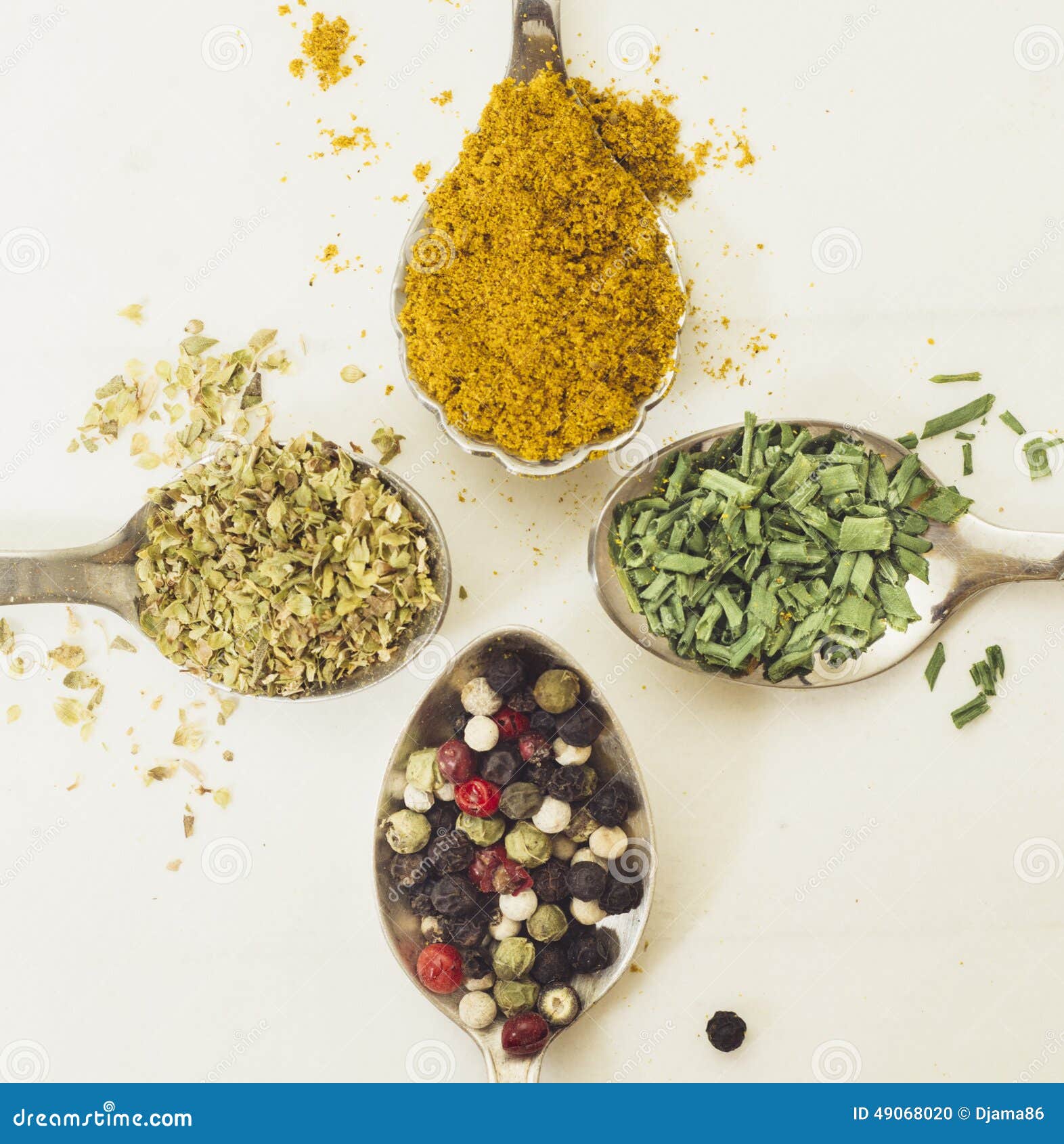 Group of spices stock photo. Image of leaf, group, herb - 49068020