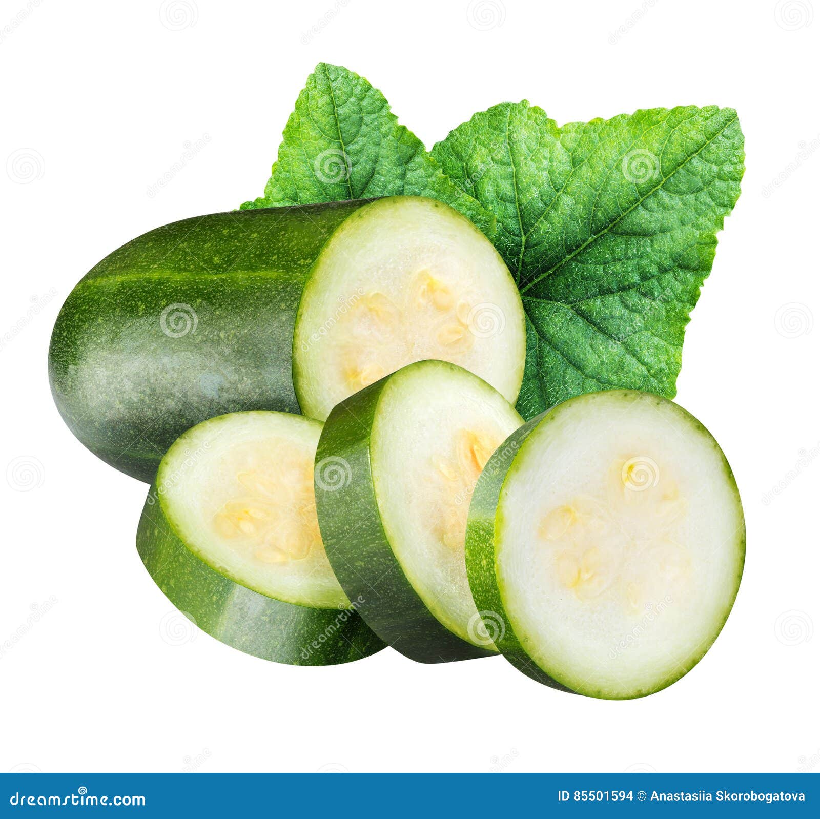 Group of Squashes Vegetable Marrow Zucchini Isolated on White Ba Stock ...
