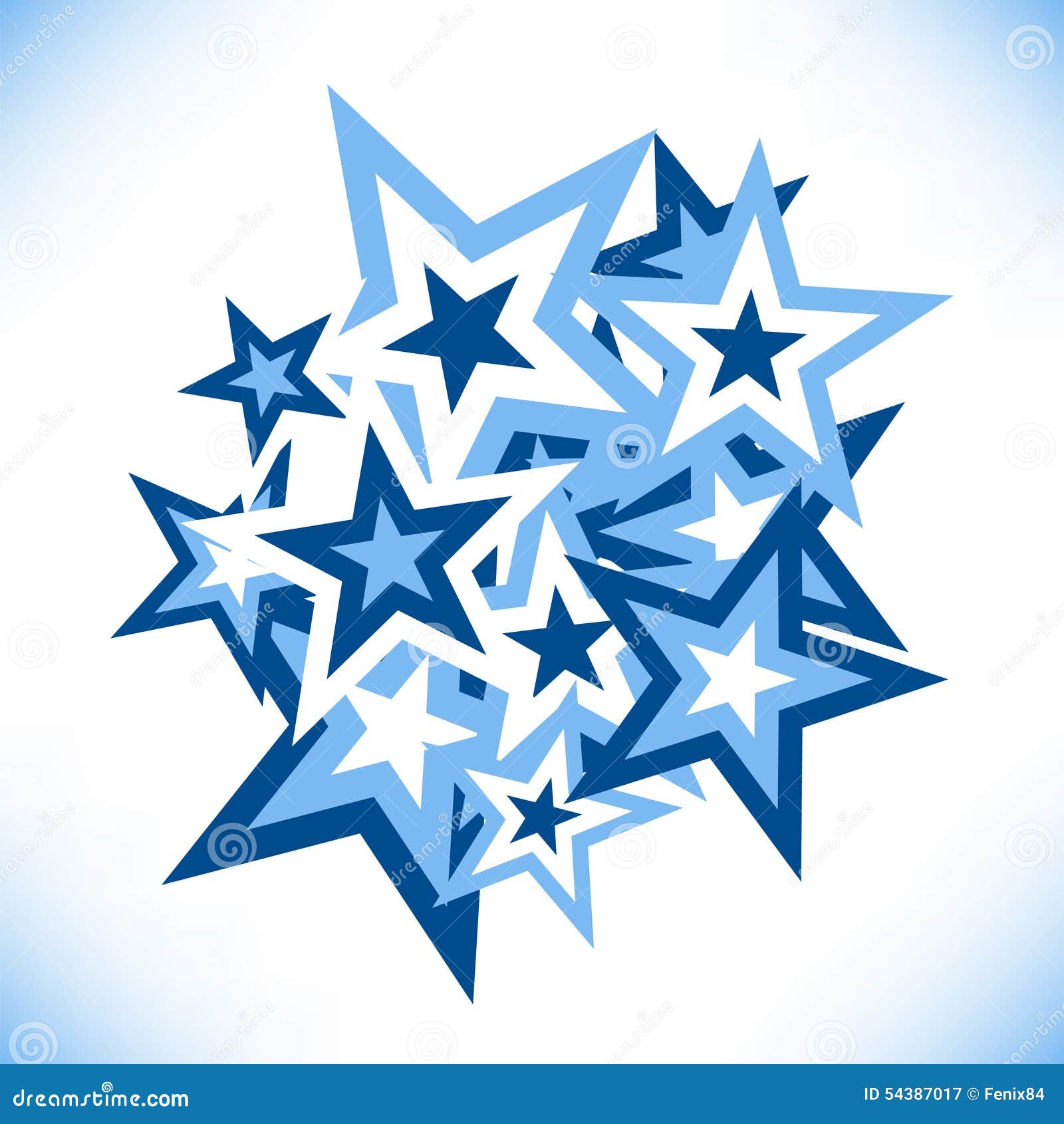 Group of Stars of Different Sizes Stock Vector - Illustration of ...