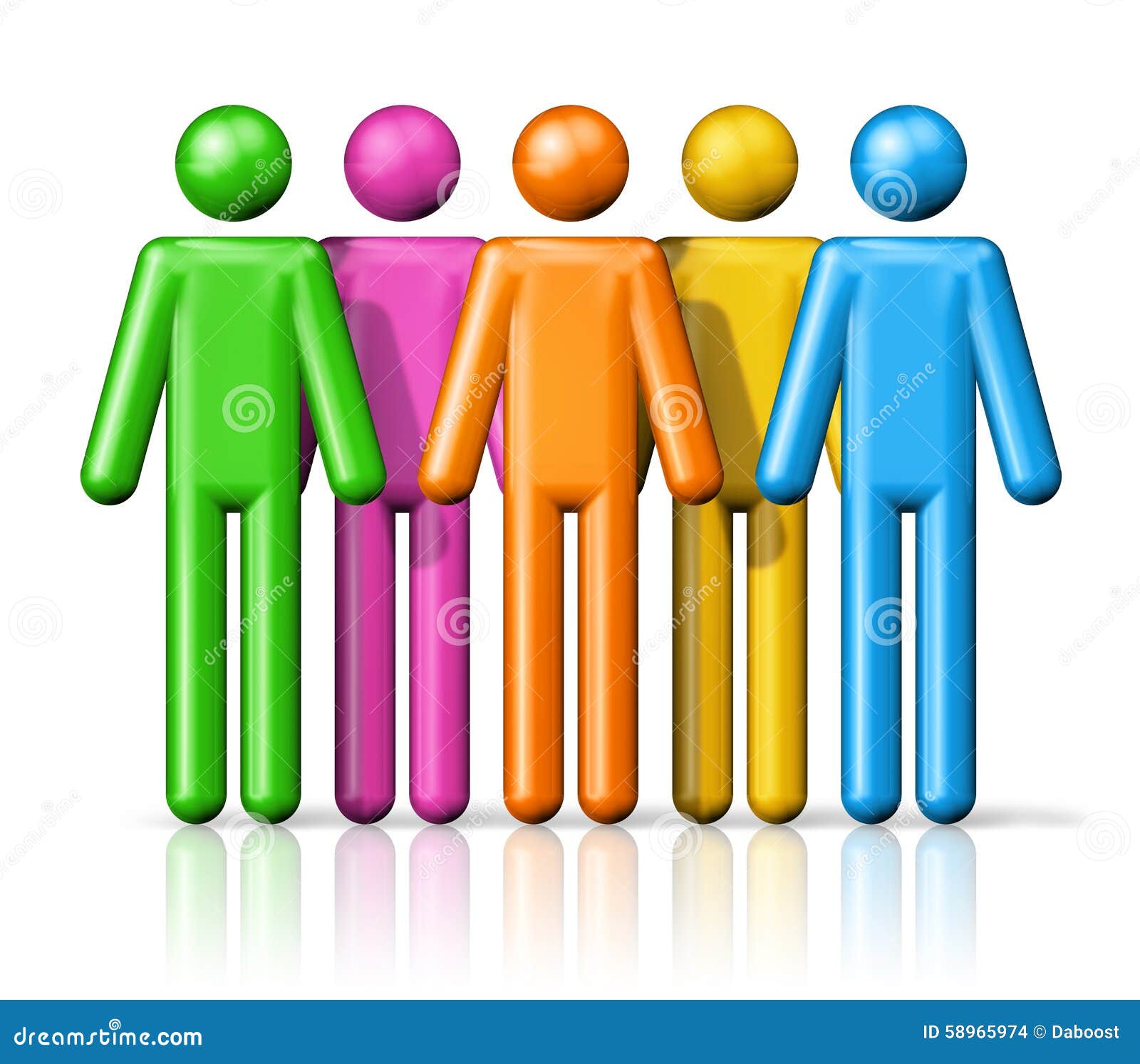 Group of Stick Figures People Stock Illustration - Illustration of ...