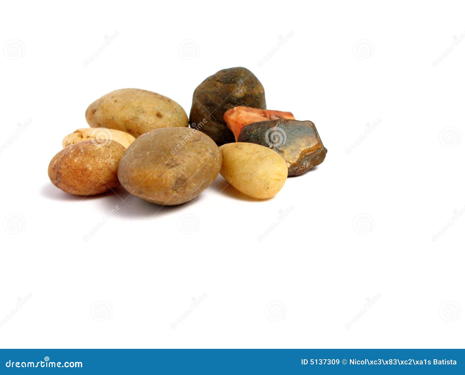 Group of stones stock image. Image of brown, close, isolate - 5137309
