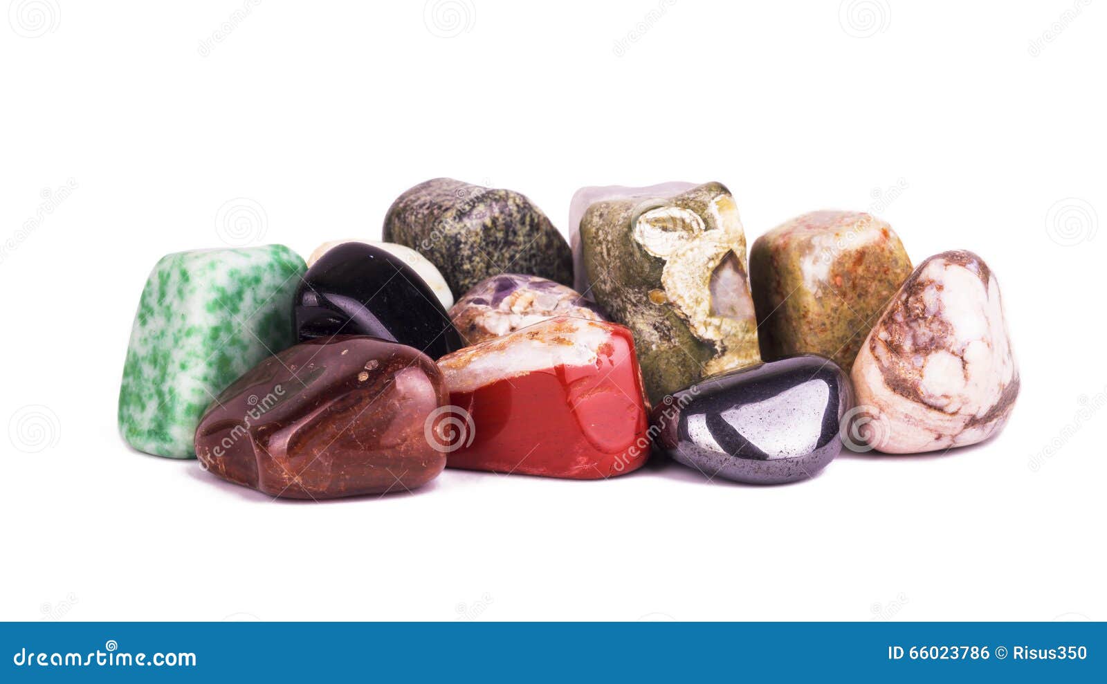 A Group of Stones of Different Colors Stock Photo - Image of blue ...