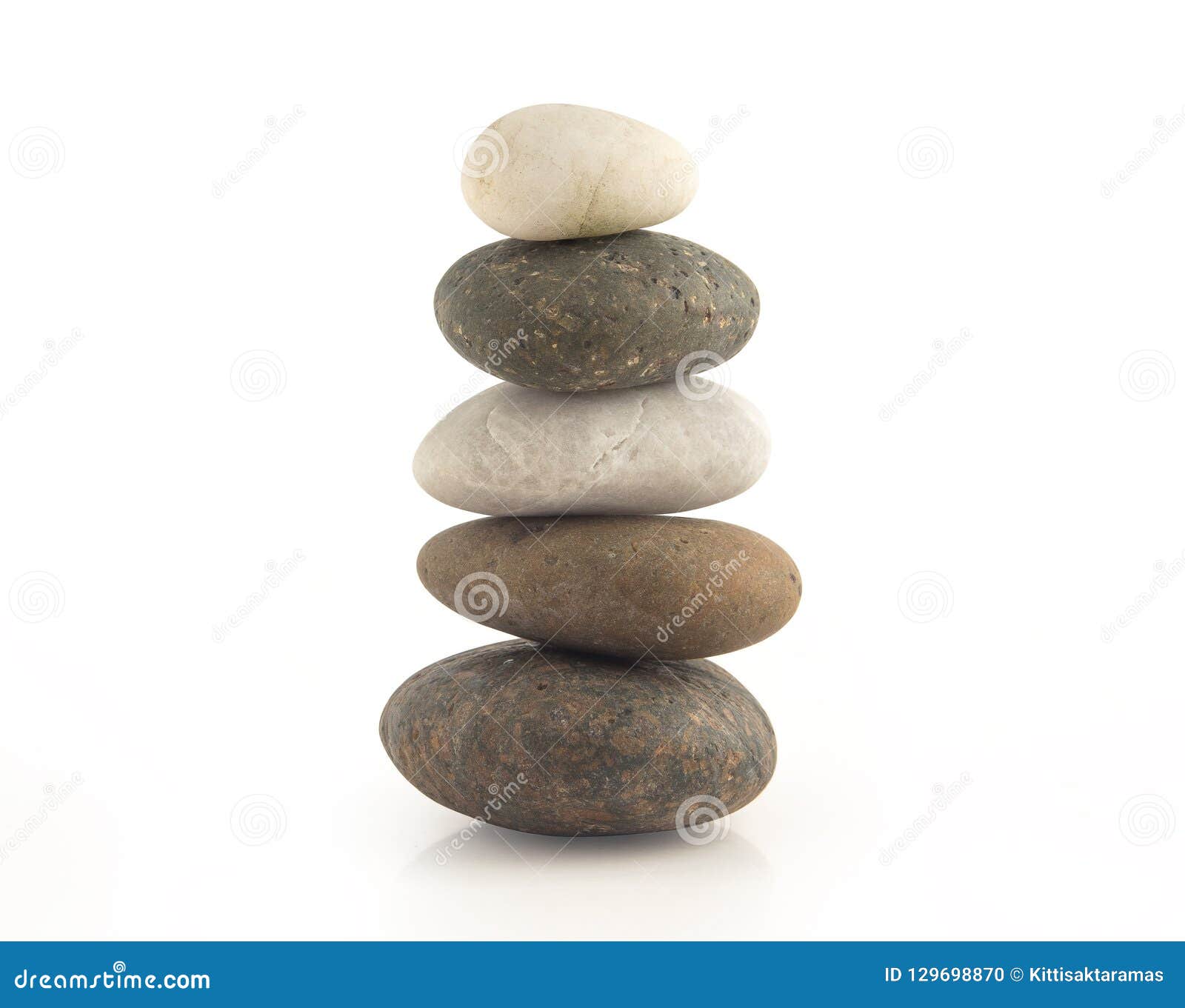 Group of Stone Isolated on White Background. Stock Photo - Image of ...
