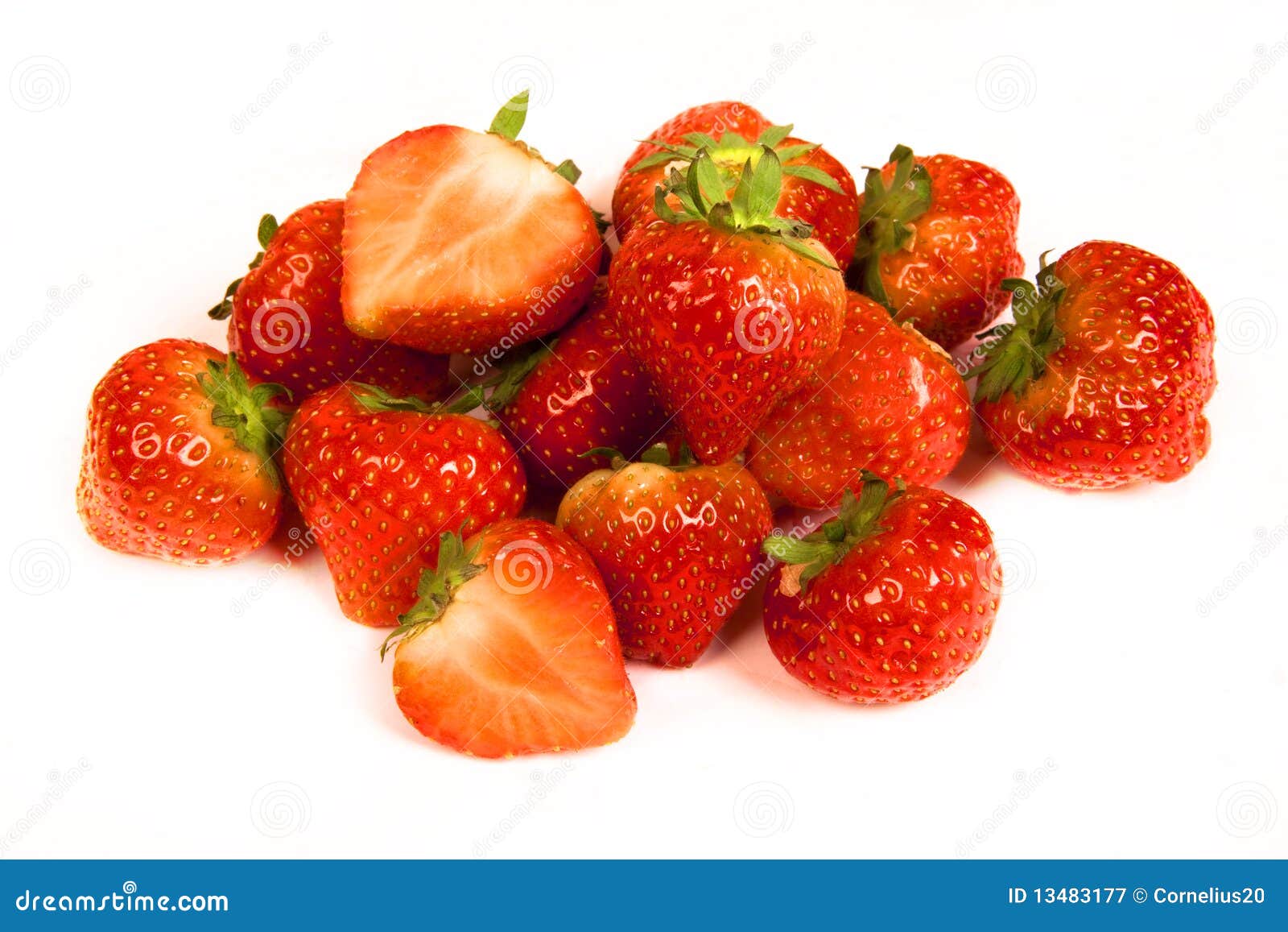 Group of strawberries stock image. Image of sweet, white - 13483177