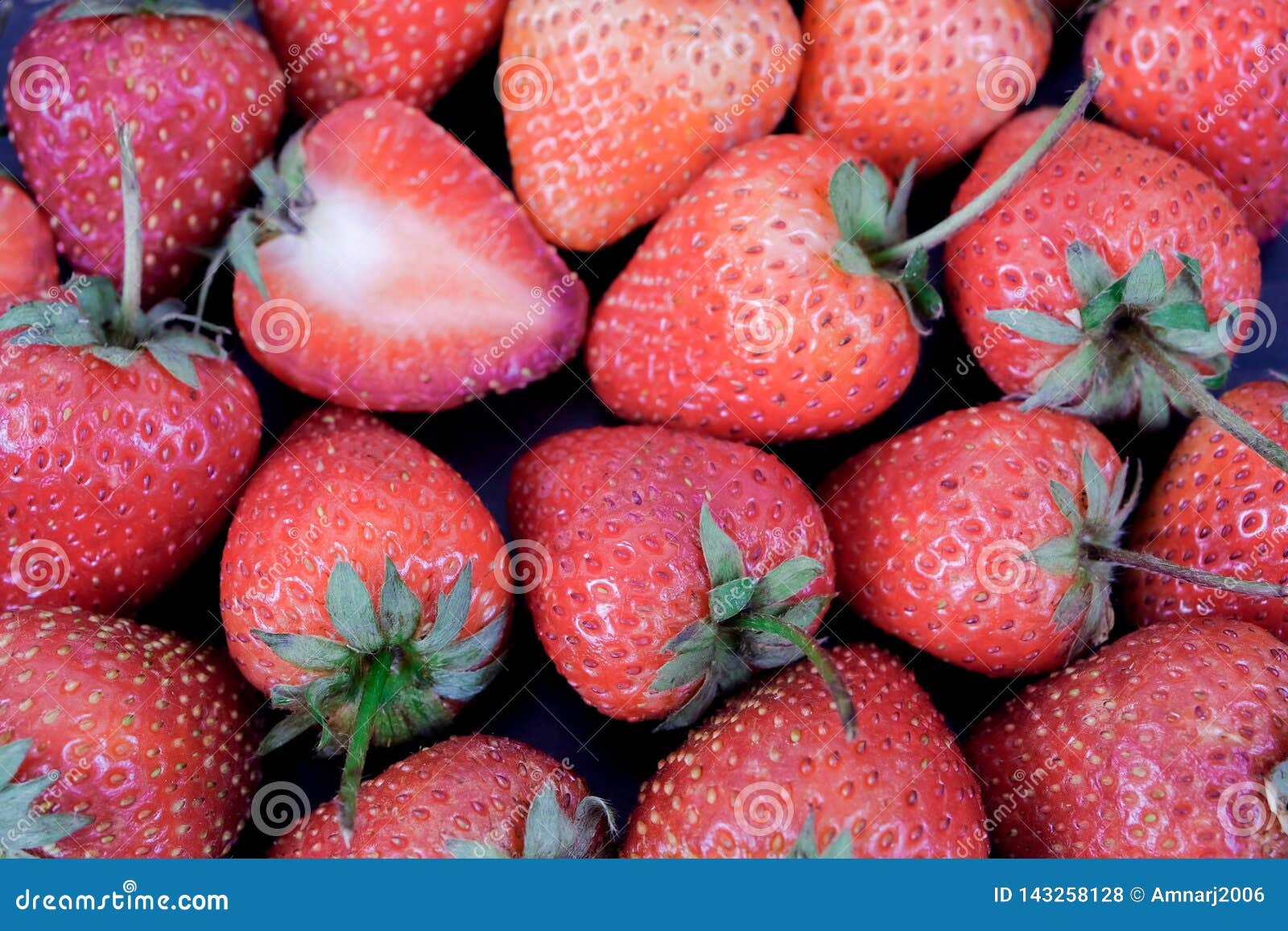 Group of Strawberries on Wood Stock Photo - Image of organic, dessert ...