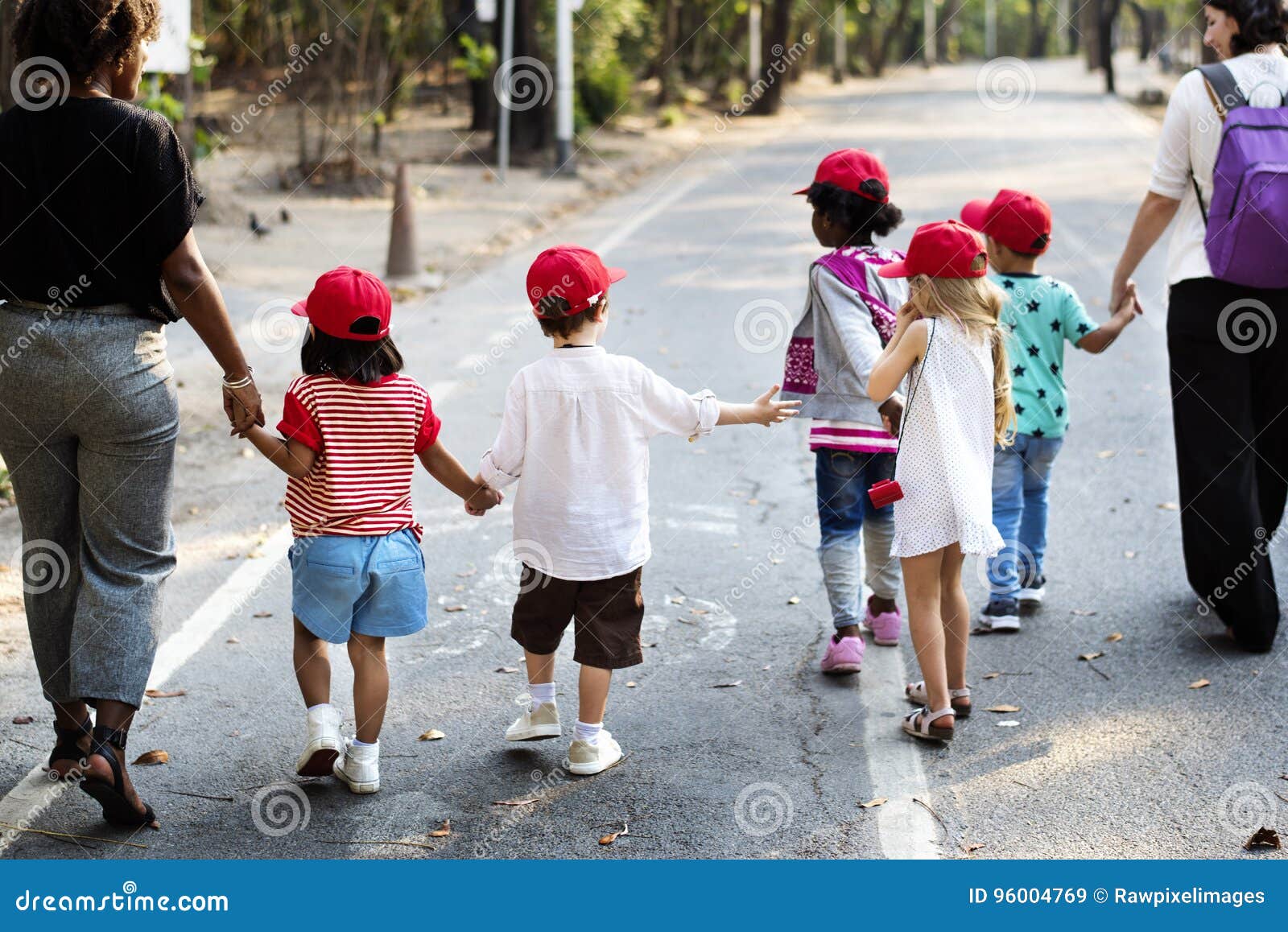 Group of Student is on a Field Trips Stock Image - Image of education ...